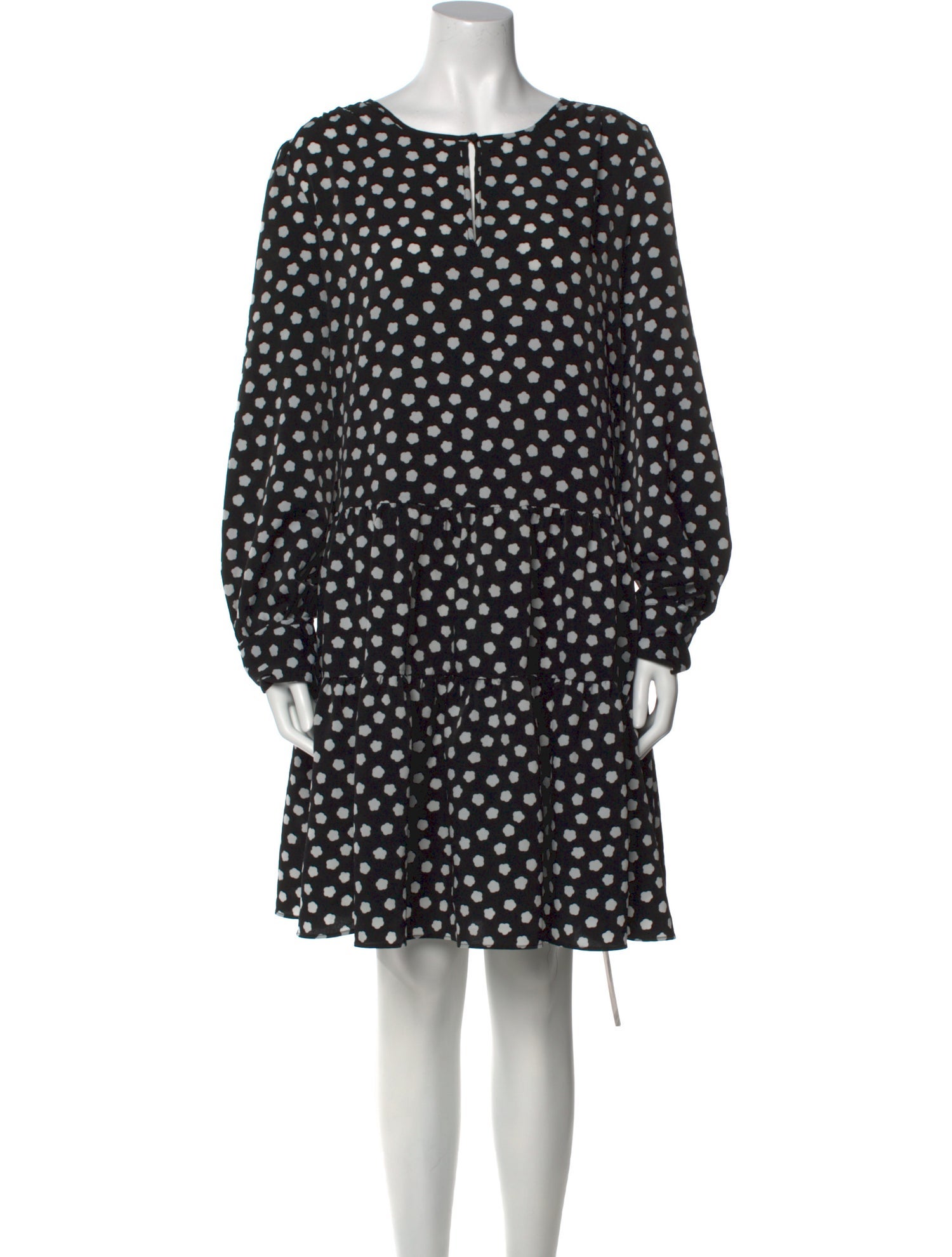 Kate Spade New York Polka Dot Print Mini Dress - Black Dresses ...