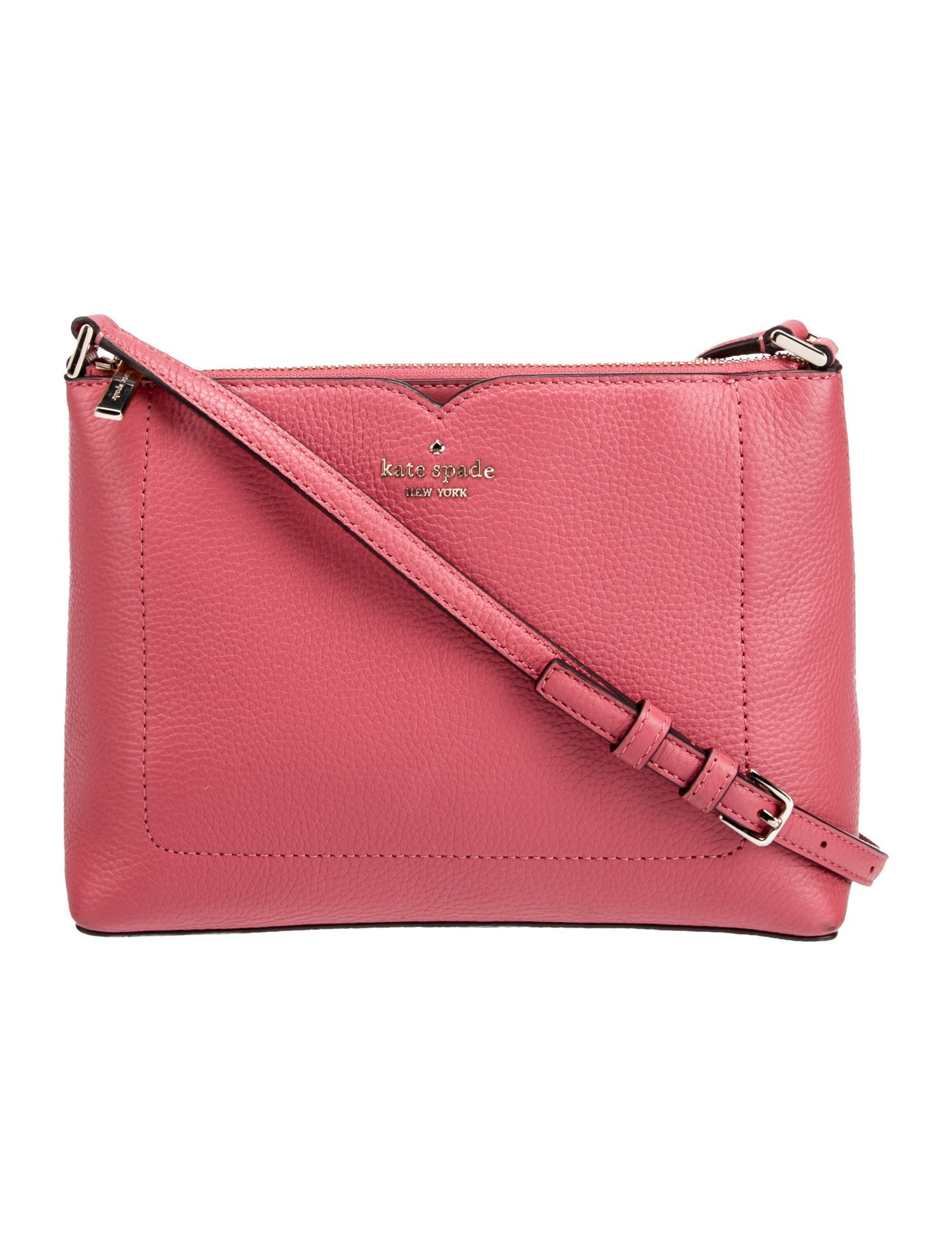 Kate Spade New York Leather Messenger Bag - Pink Crossbody Bags ...