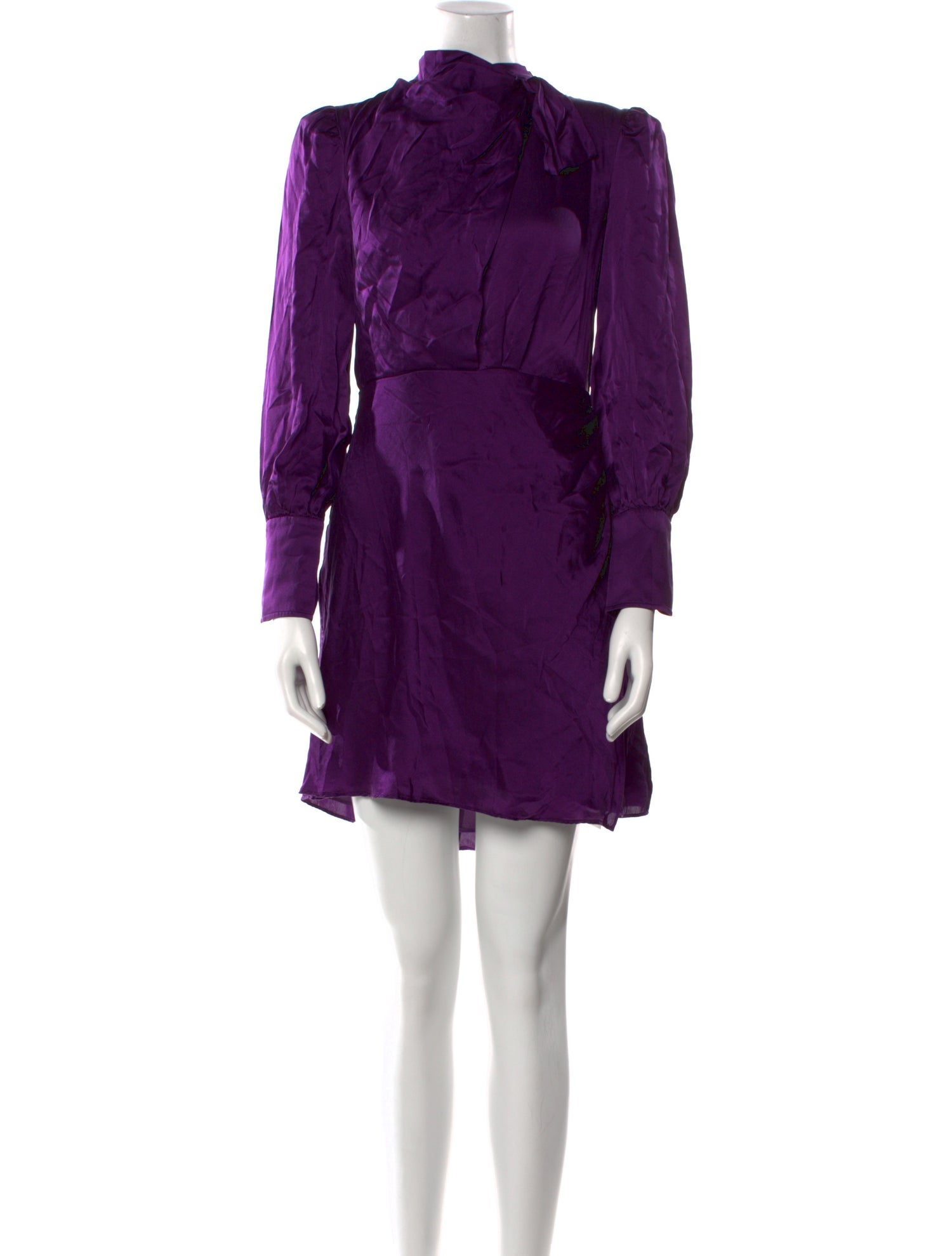 Kate Spade New York Silk Mini Dress - Purple Dresses, Clothing ...