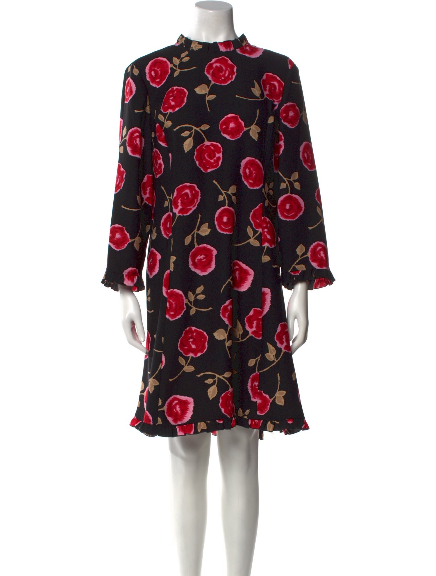 Kate Spade New York Floral Print Mini Dress - Black Dresses, Clothing ...
