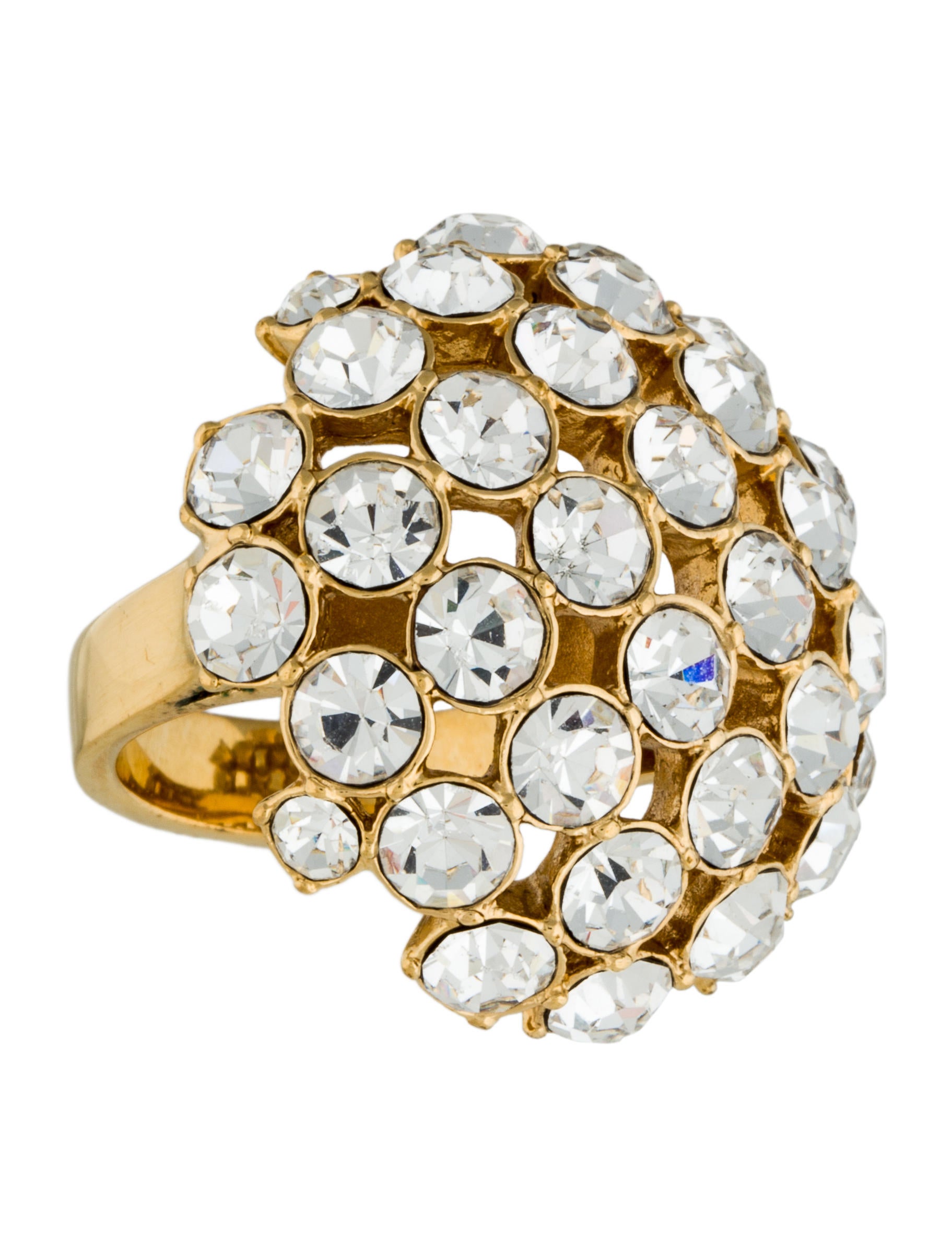 Kate Spade New York Dome Crystal Cocktail Ring - Rings - WKA43928 | The ...