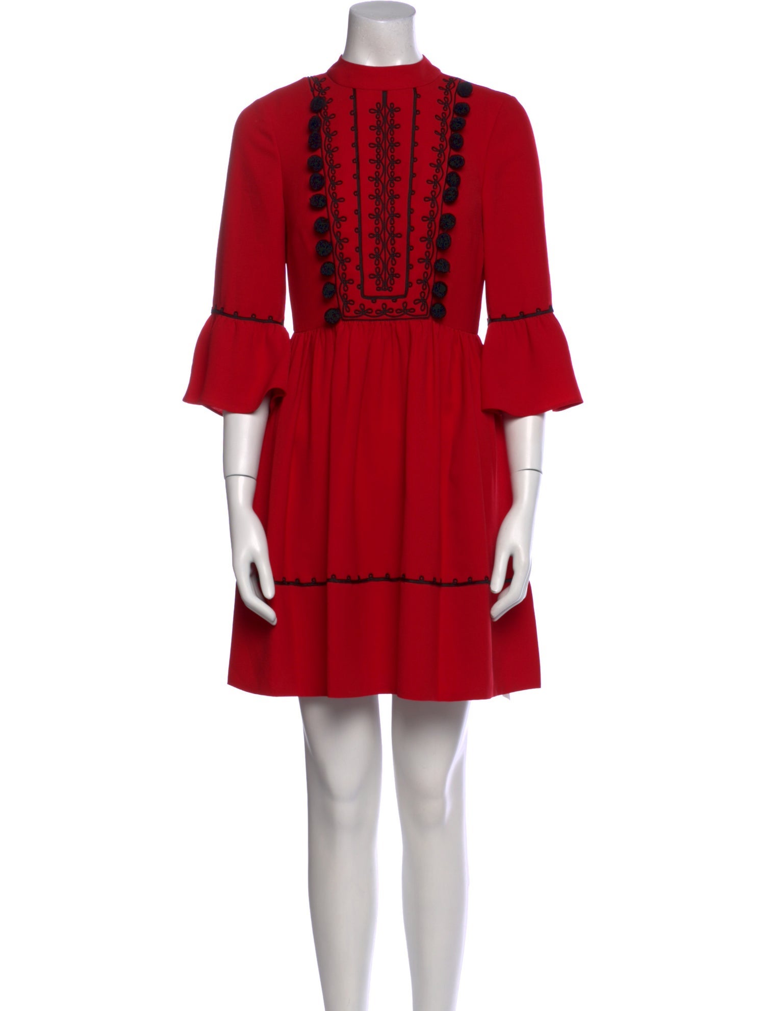 Kate Spade New York Crew Neck Mini Dress - Red Dresses, Clothing ...