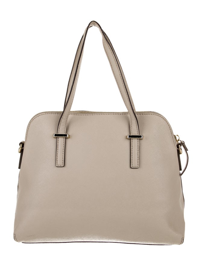 Kate Spade New York Saffiano Leather Top Handle Bag - Neutrals Handle ...
