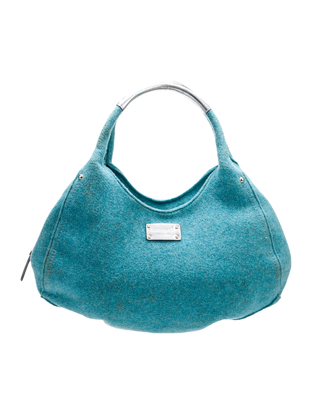 Kate Spade New York Wool Shoulder Bag - Blue Shoulder Bags, Handbags ...