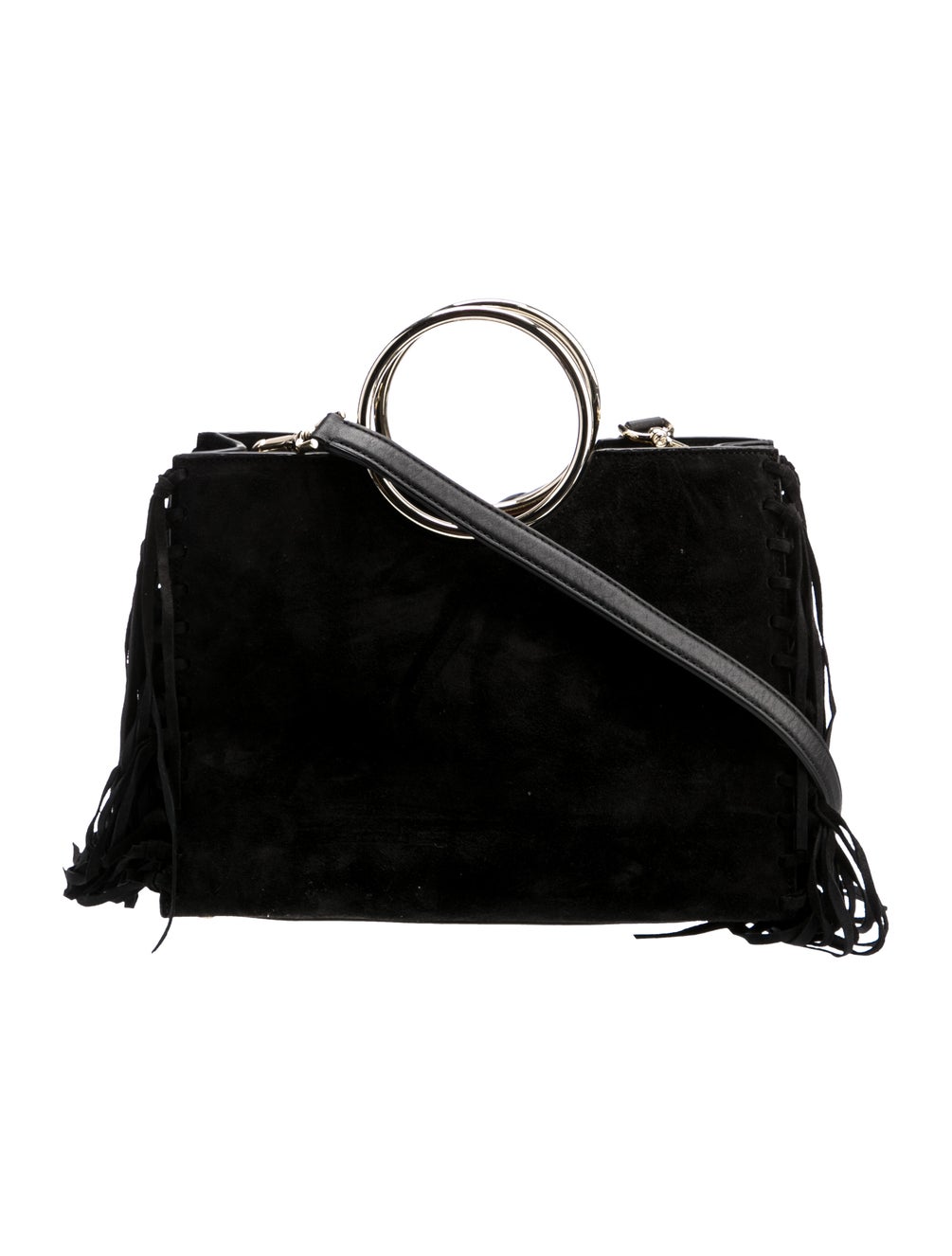 Kate Spade New York Suede Top Handle Bag - Black Handle Bags, Handbags ...