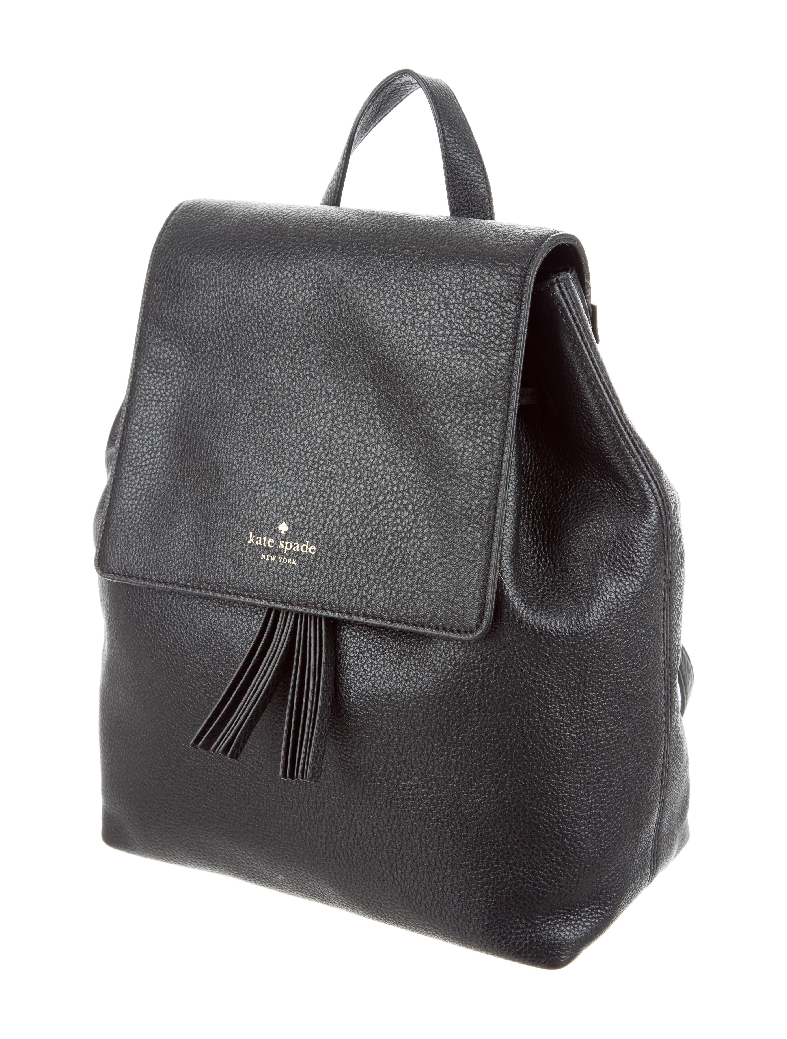 Kate Spade New York Grey Street Wilder Leather Backpack - Black ...