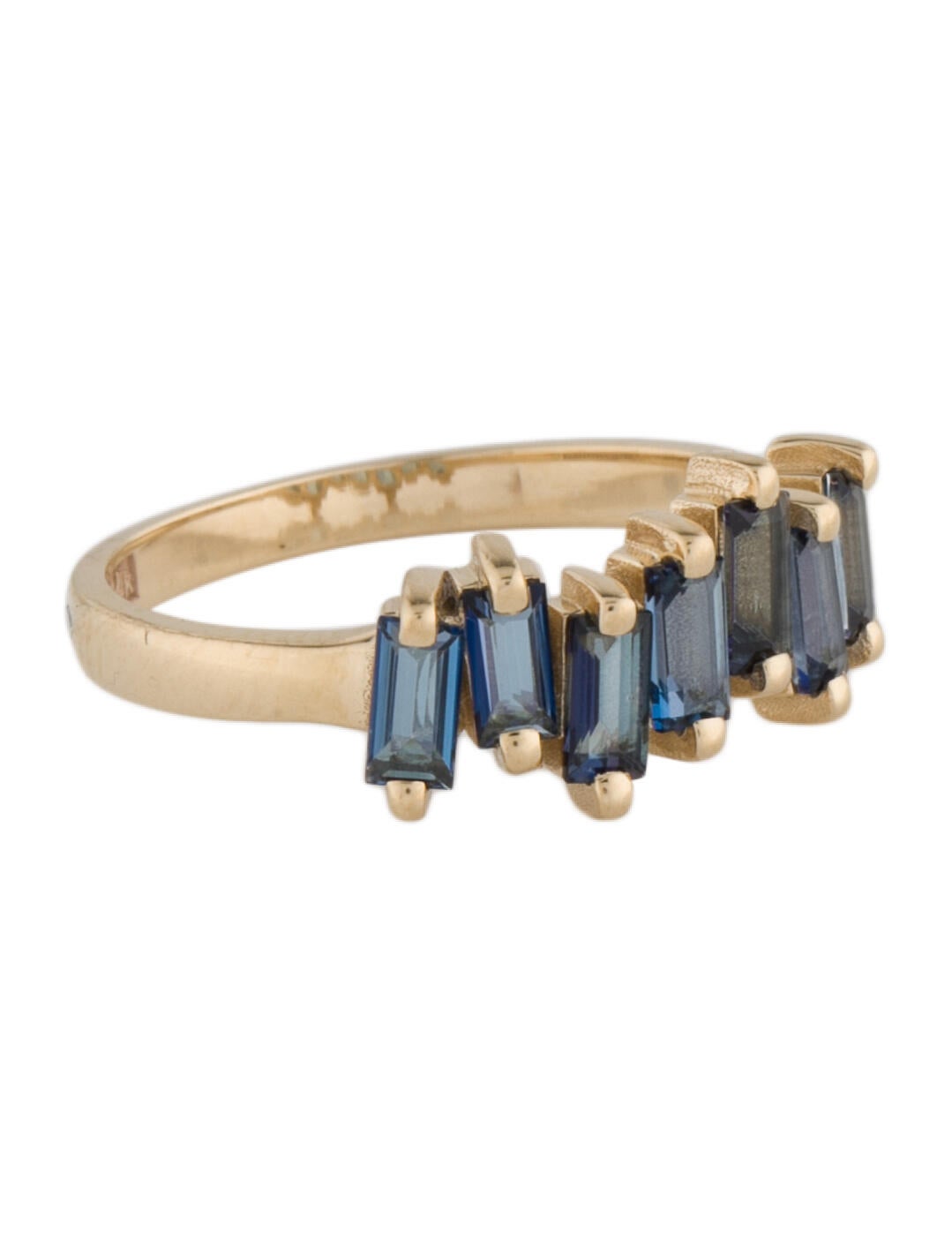KALAN by Suzanne Kalan 14K Coated Topaz Amalfi Half Band - 14K Yellow ...