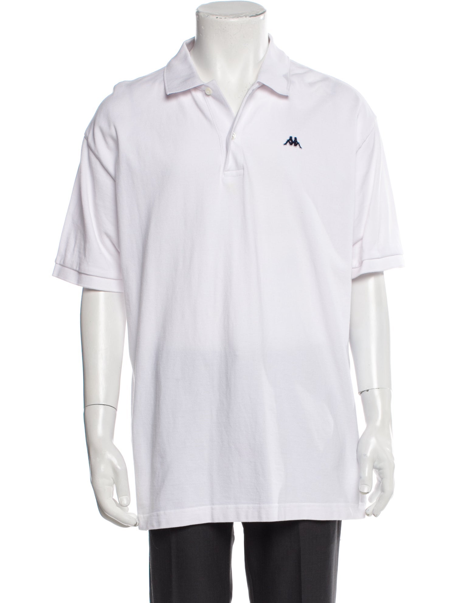 Kappa Collar Short Sleeve Polo Shirt - White Polos, Clothing ...