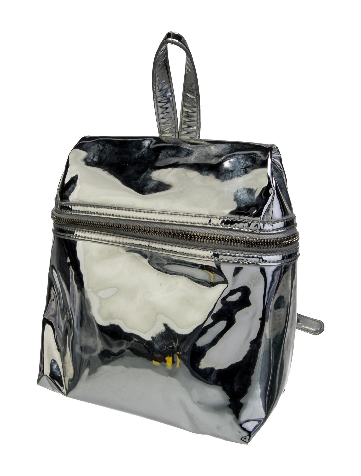 KARA PVC Backpack - Metallic Backpacks, Handbags - WKARA21653 | The ...