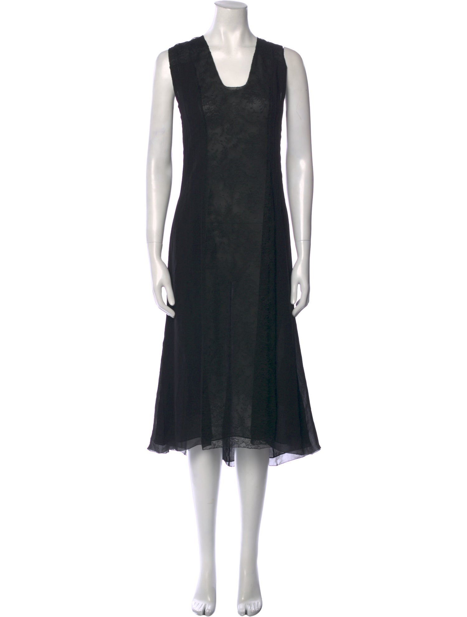 Katayone Adeli Silk Midi Length Dress w/ Tags - Black Dresses, Clothing ...