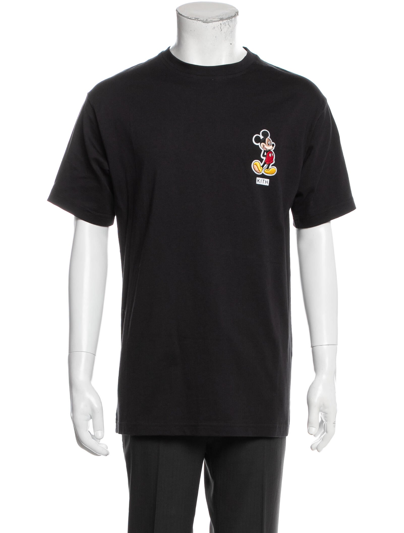 KITH x Disney Graphic Print Crew Neck T-Shirt - Black T-Shirts ...