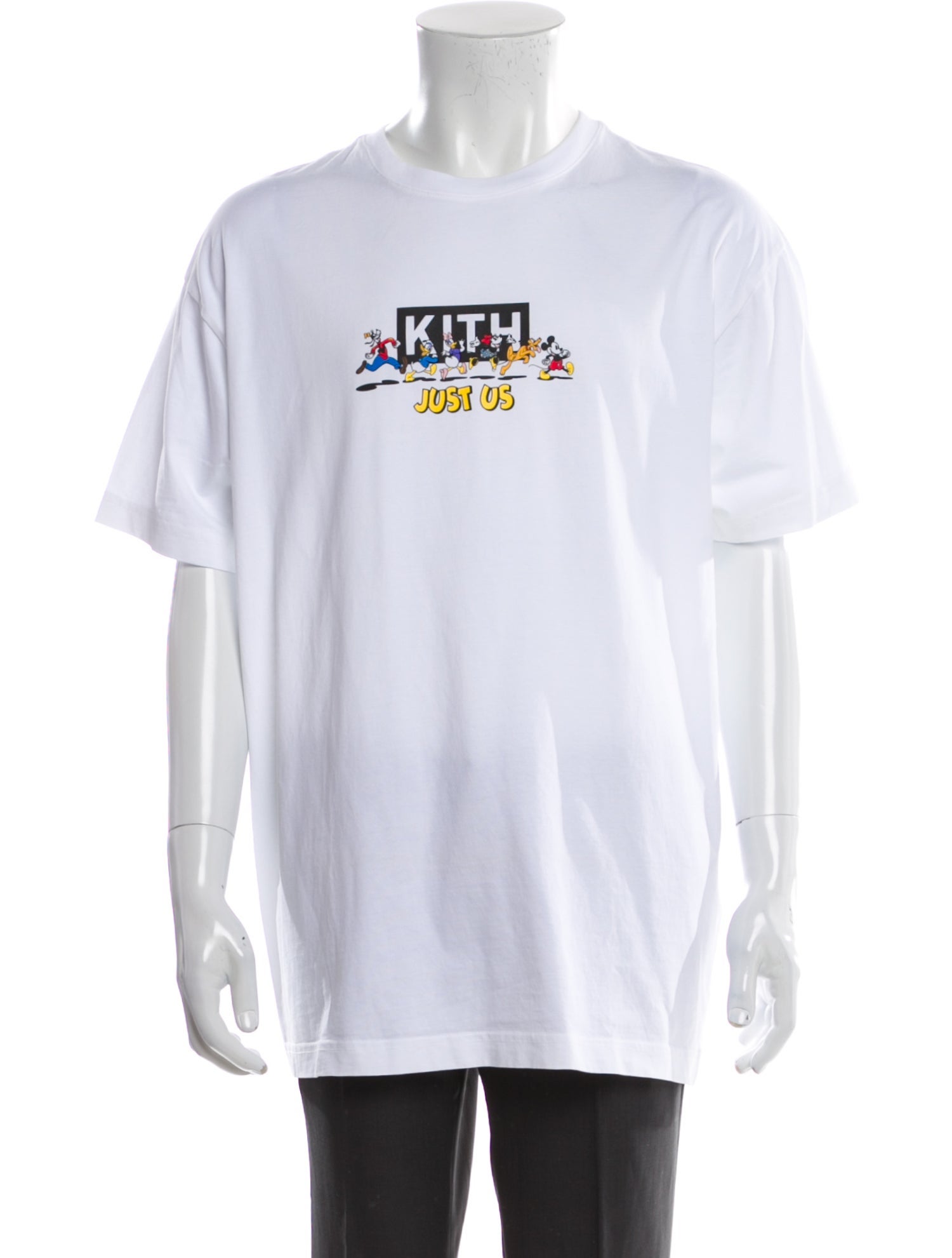 KITH x Disney Graphic Print Crew Neck T-Shirt w/ Tags - Neutrals T ...