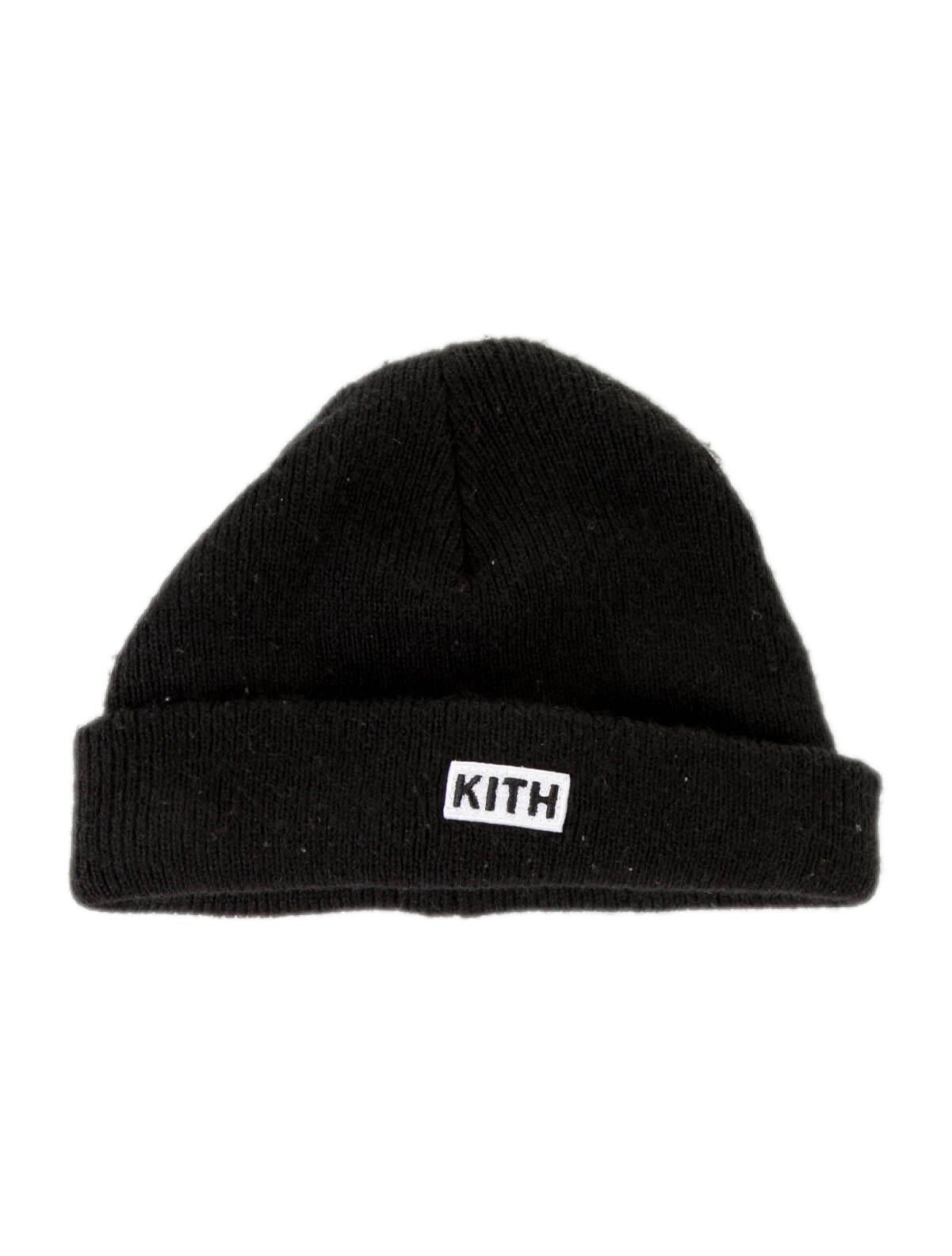 KITH Boys' Embroidered Knit Beanie - Black Sizes 0-24 Months, Boys ...