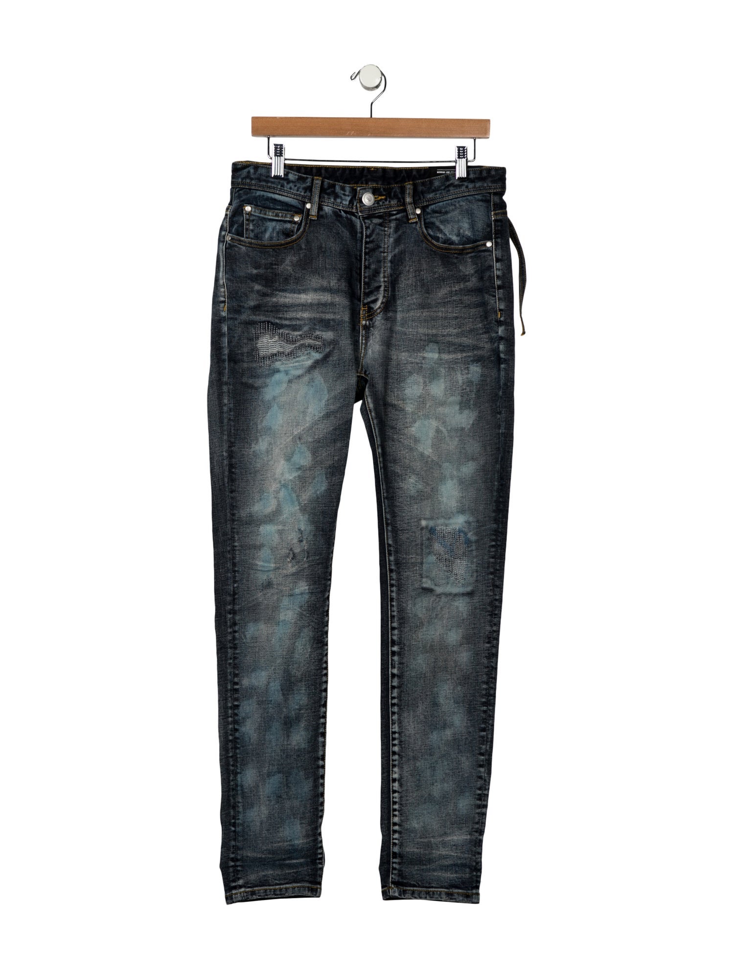 KITH Skinny Jeans - Blue, 11.25" Rise Jeans, Clothing - WKITH34555 ...
