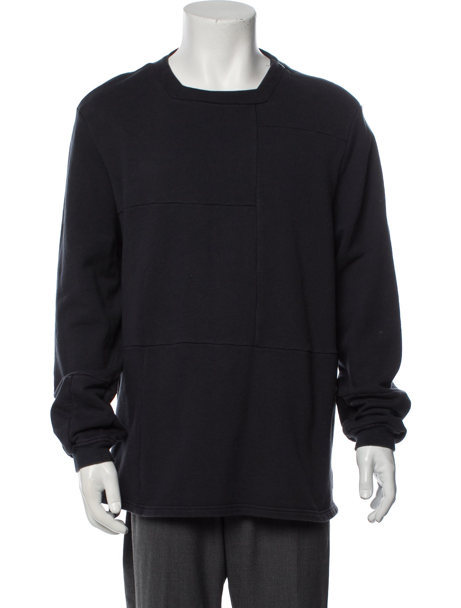 KITH Crew Neck Long Sleeve Pullover - Black Sweaters, Clothing ...