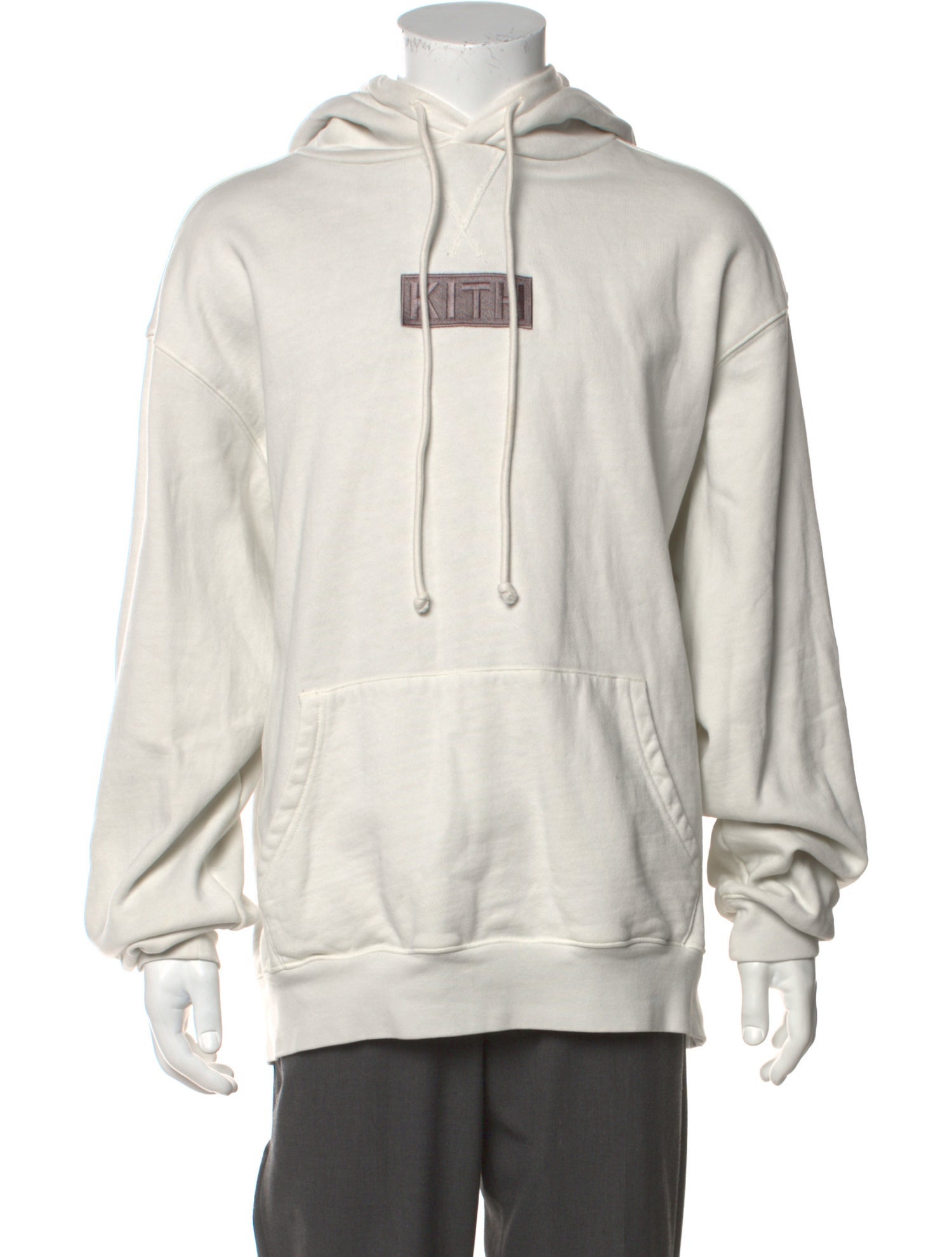 KITH Graphic Print Crew Neck Hoodie - White Sweatshirts & Hoodies ...