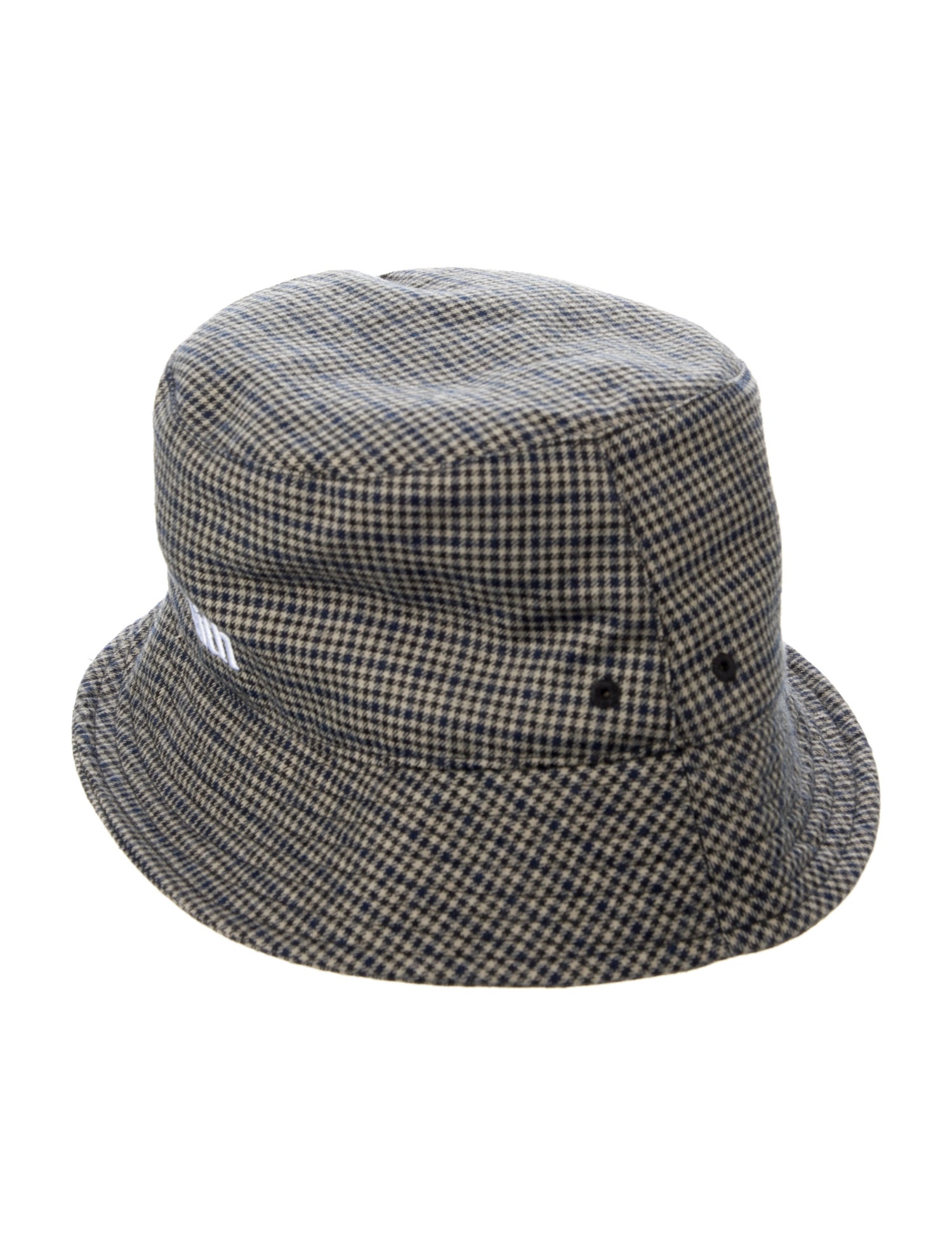 KITH Plaid Logo Bucket Hat - Grey Hats, Accessories - WKITH37323 | The ...
