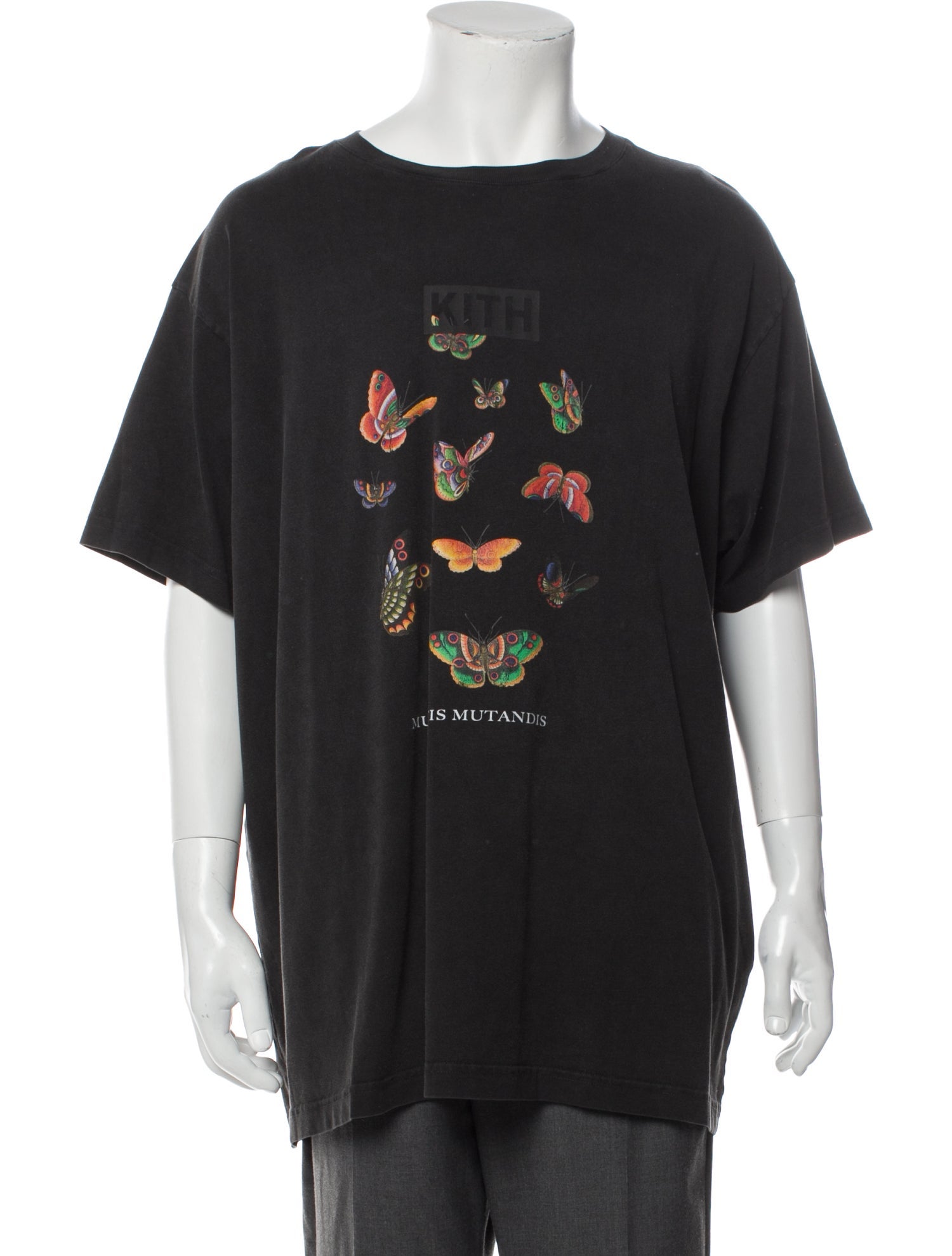KITH Floral Print Crew Neck T-Shirt w/ Tags - Black T-Shirts, Clothing ...