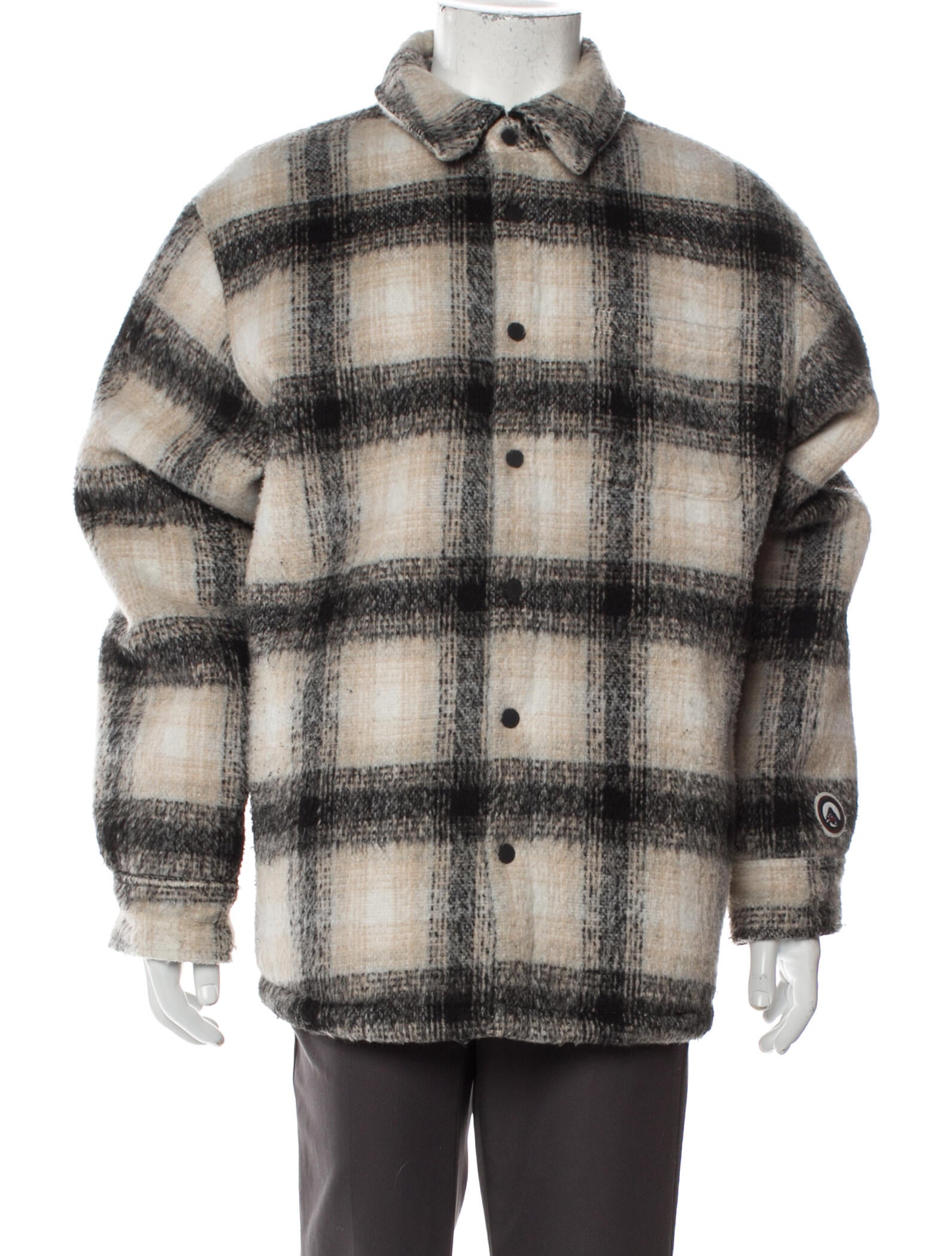 KITH Plaid Print Puffer Coat - Neutrals Outerwear, Clothing ...