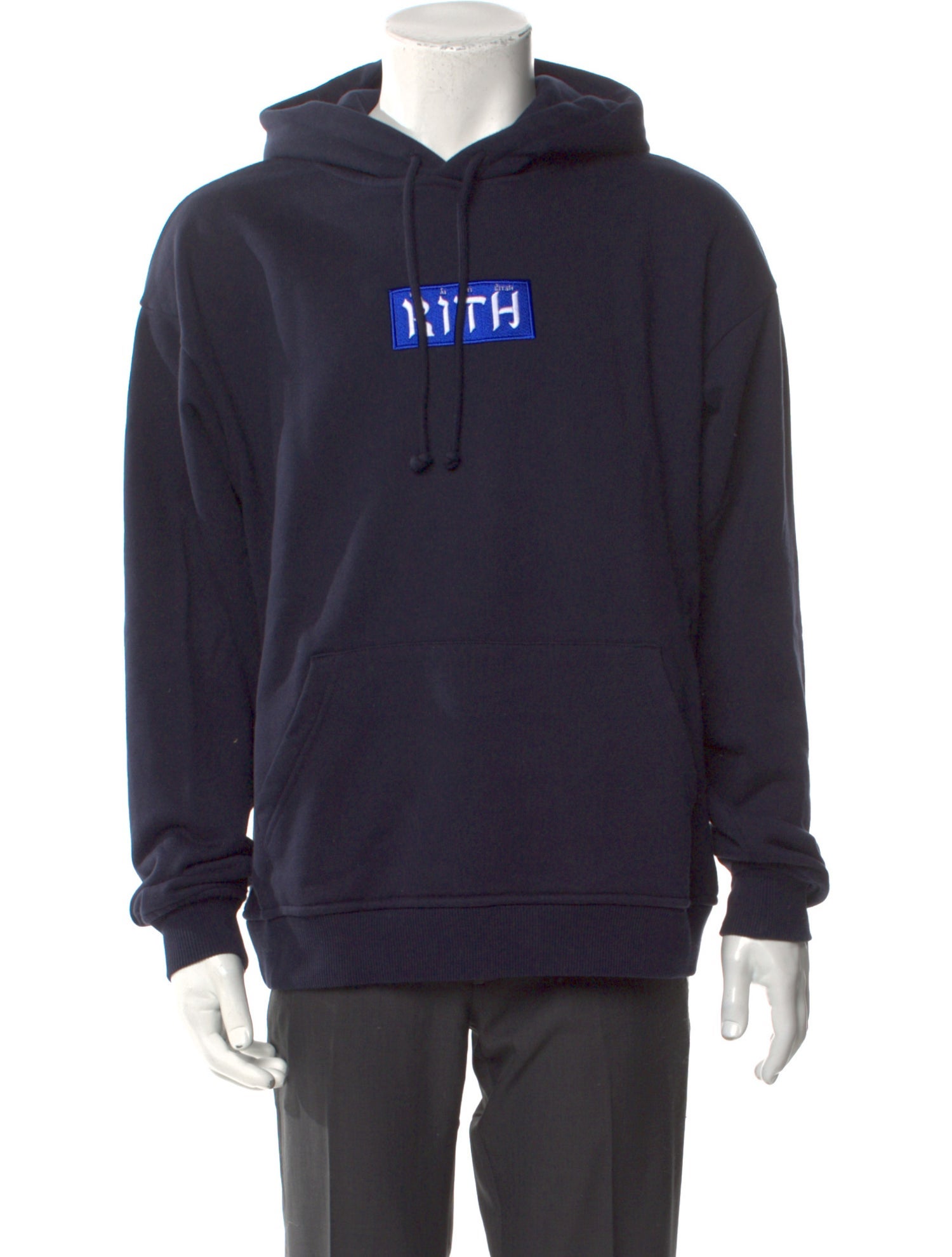 KITH 2021 Hebrew Script Hoodie - Blue Sweatshirts & Hoodies, Clothing ...