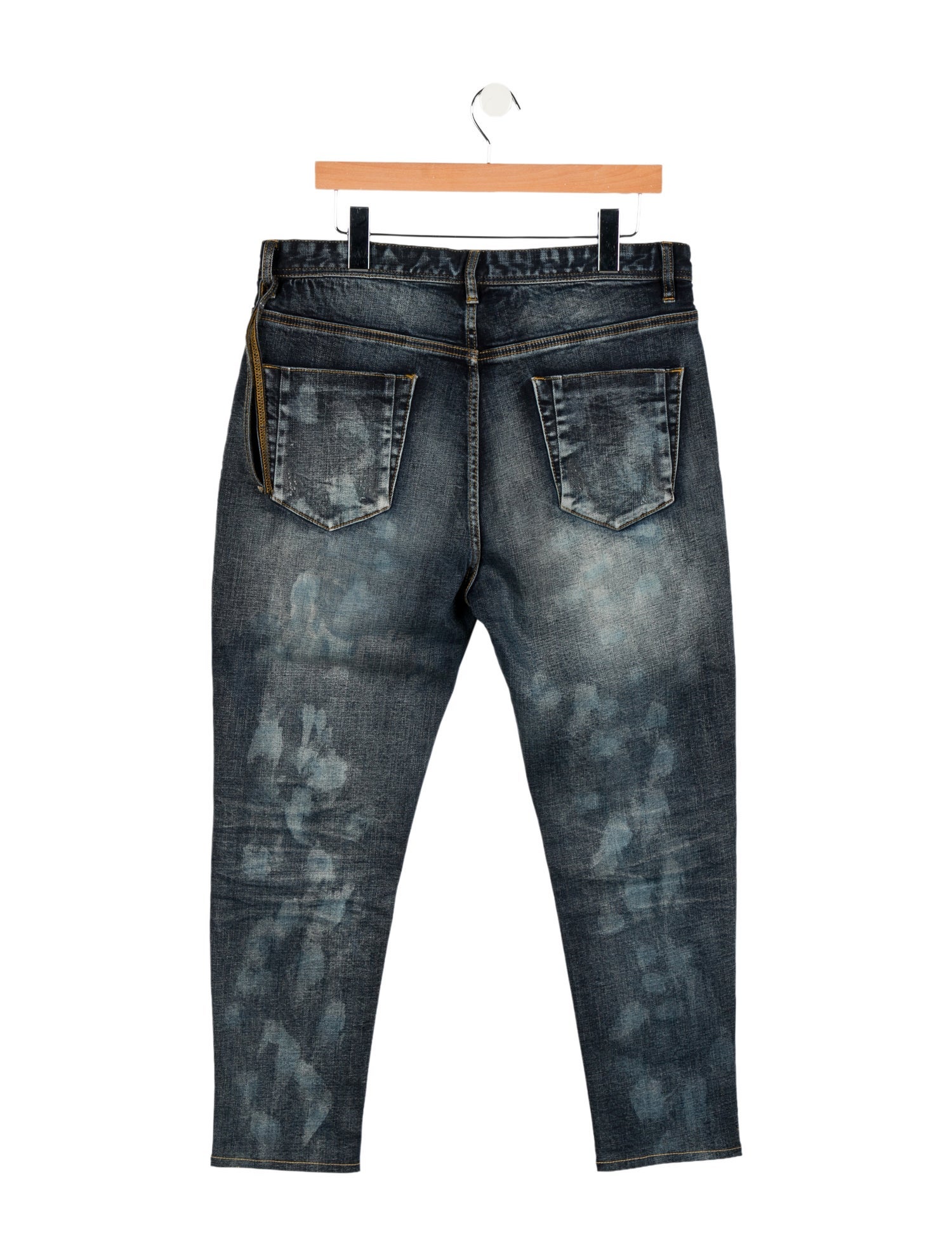 KITH Skinny Jeans - Blue, 11.25" Rise Jeans, Clothing - WKITH46425 ...