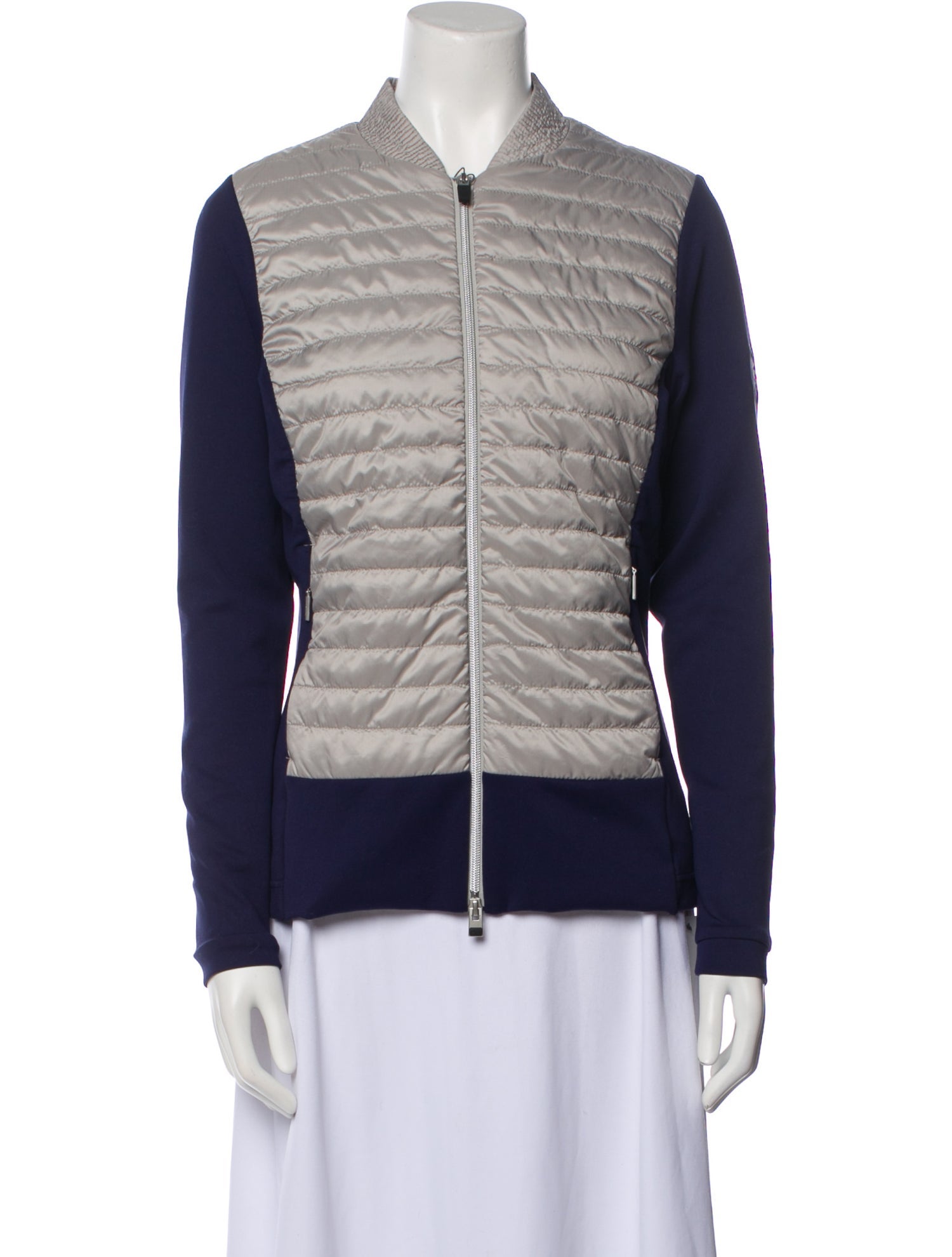 Kjus Colorblock Pattern Down Jacket w/ Tags - Blue Jackets, Clothing ...