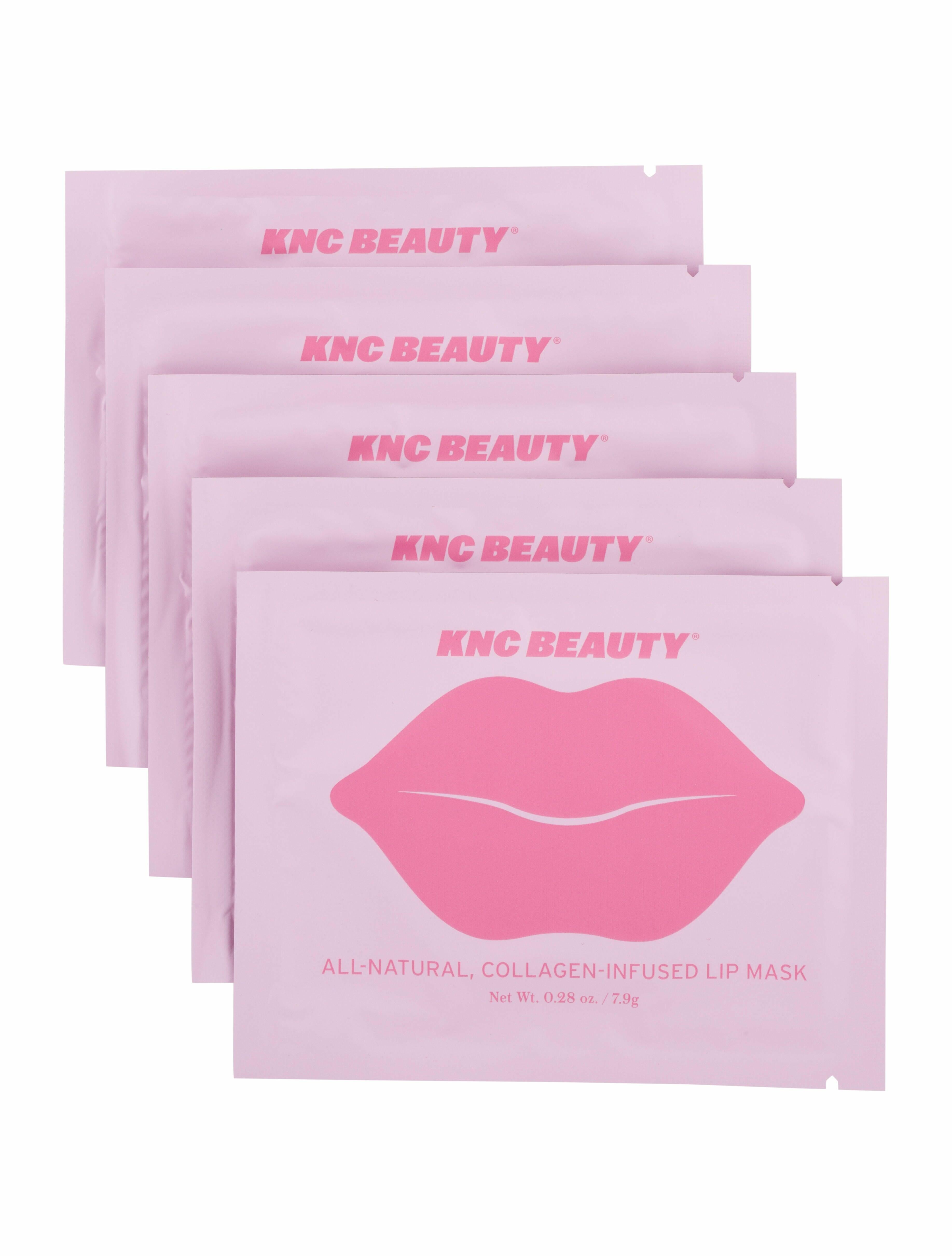 KNC Beauty All Natural Collagen-Infused Lip Mask Set - Pink Masks ...