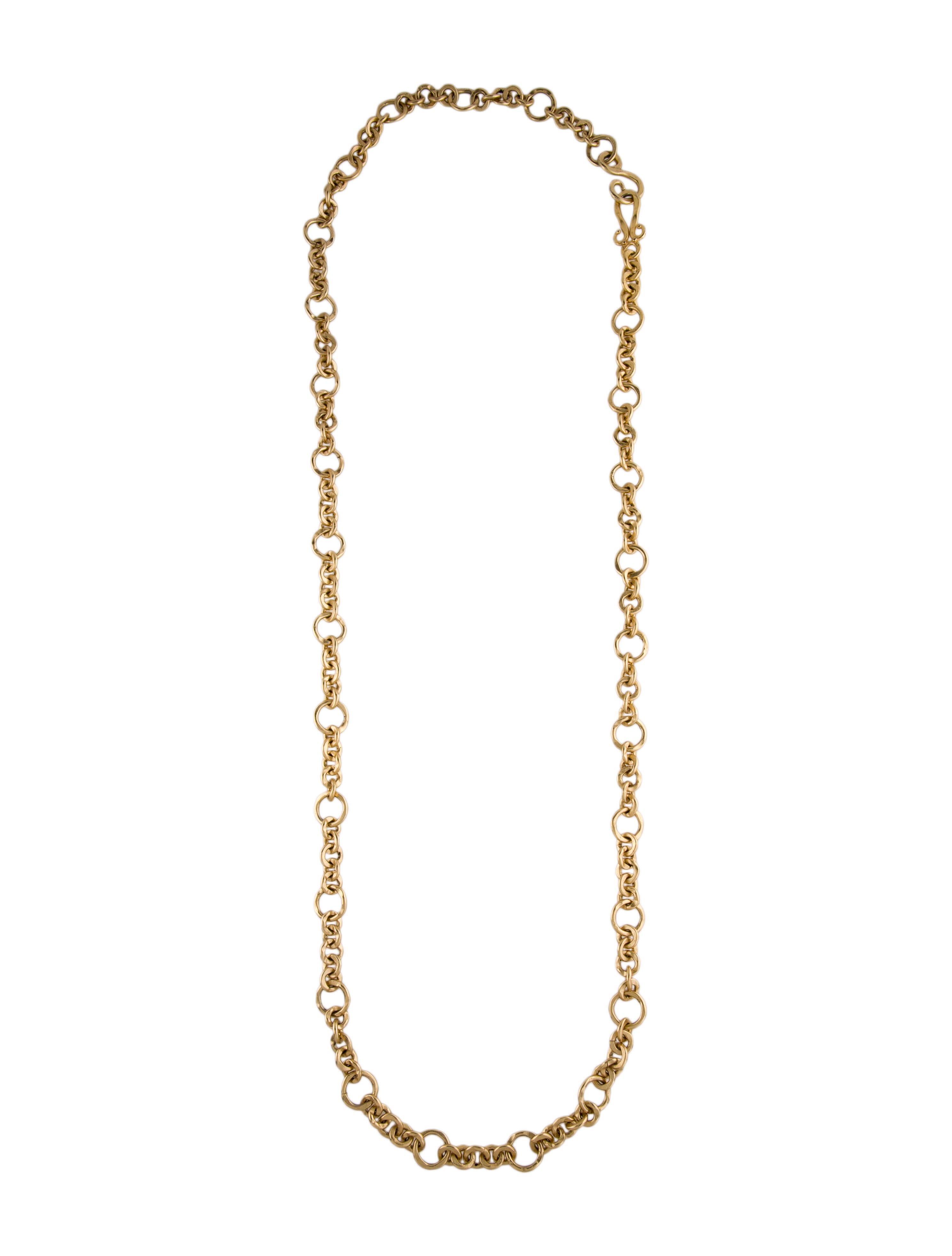 Stephanie Kantis Coronation Small Chain Necklace - 24K Plated Chain ...