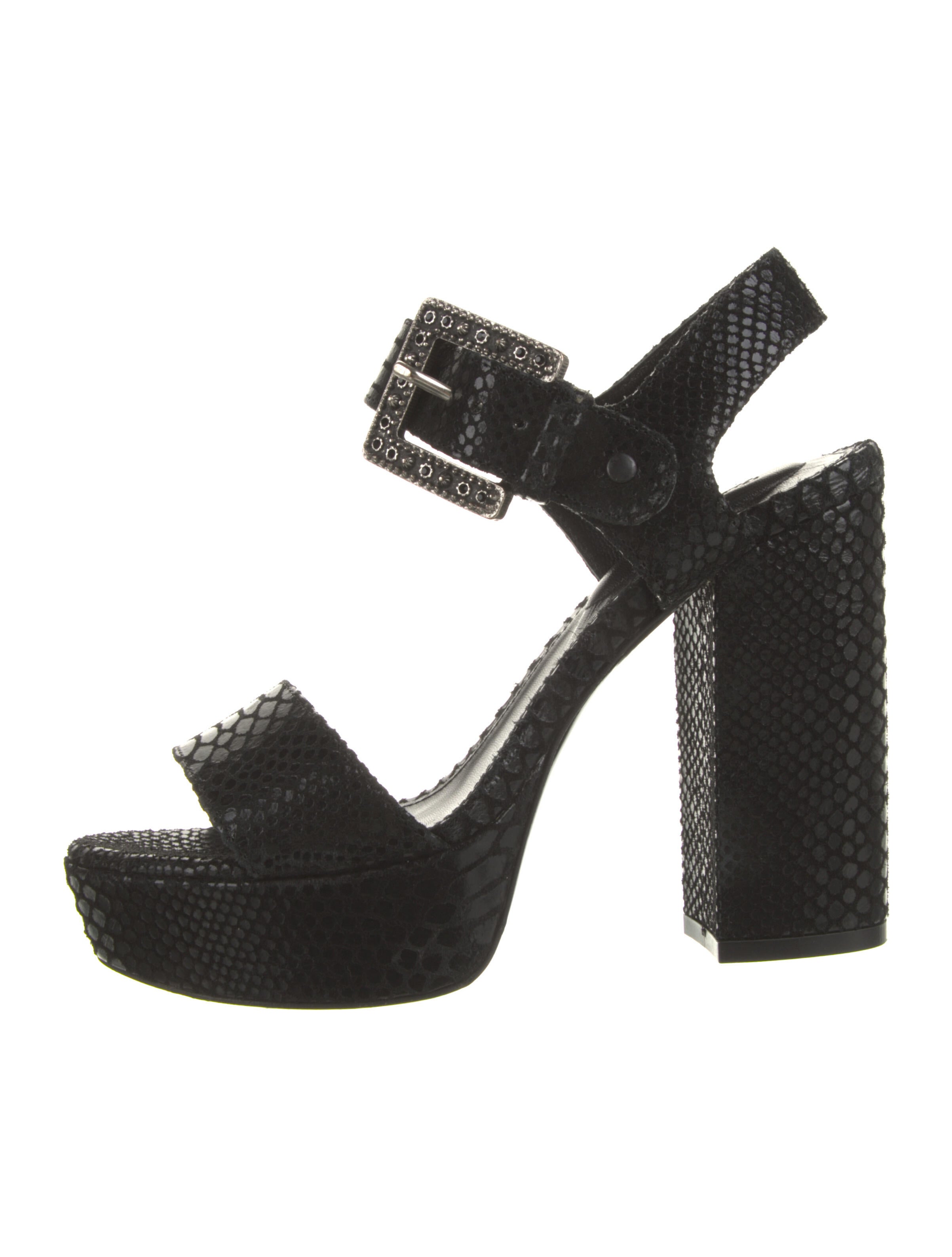 McQ Alexander McQueen McQ by Alexander McQueen Metallic Platform ...