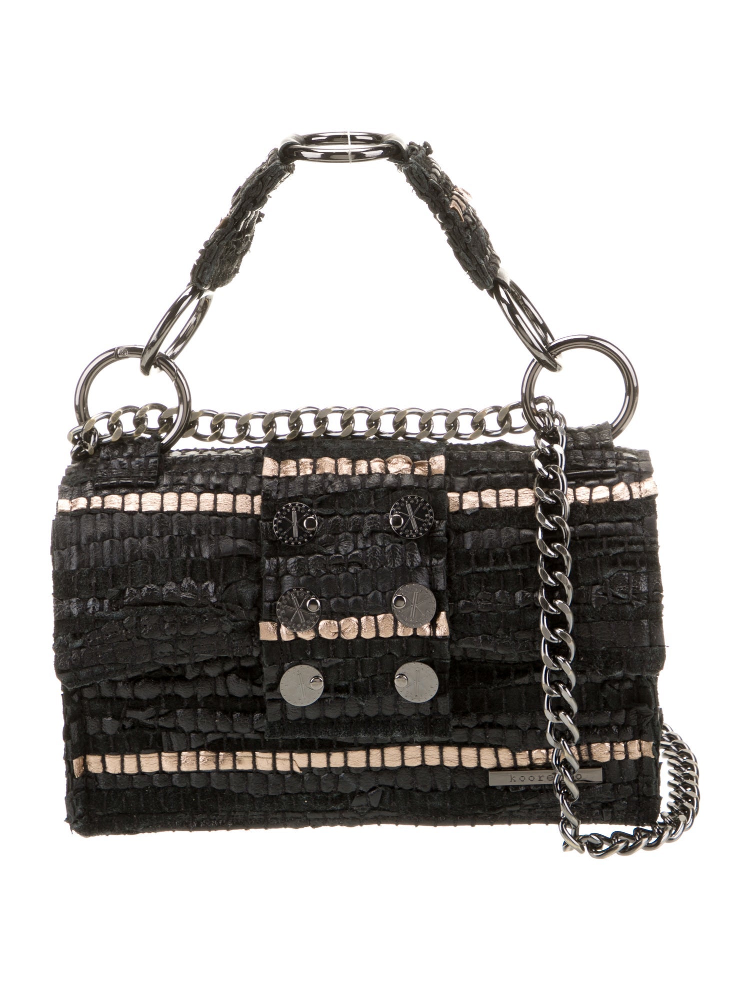 Kooreloo Leather Shoulder Bag w/ Tags - Black Shoulder Bags, Handbags - WKOOR20678 | The RealReal