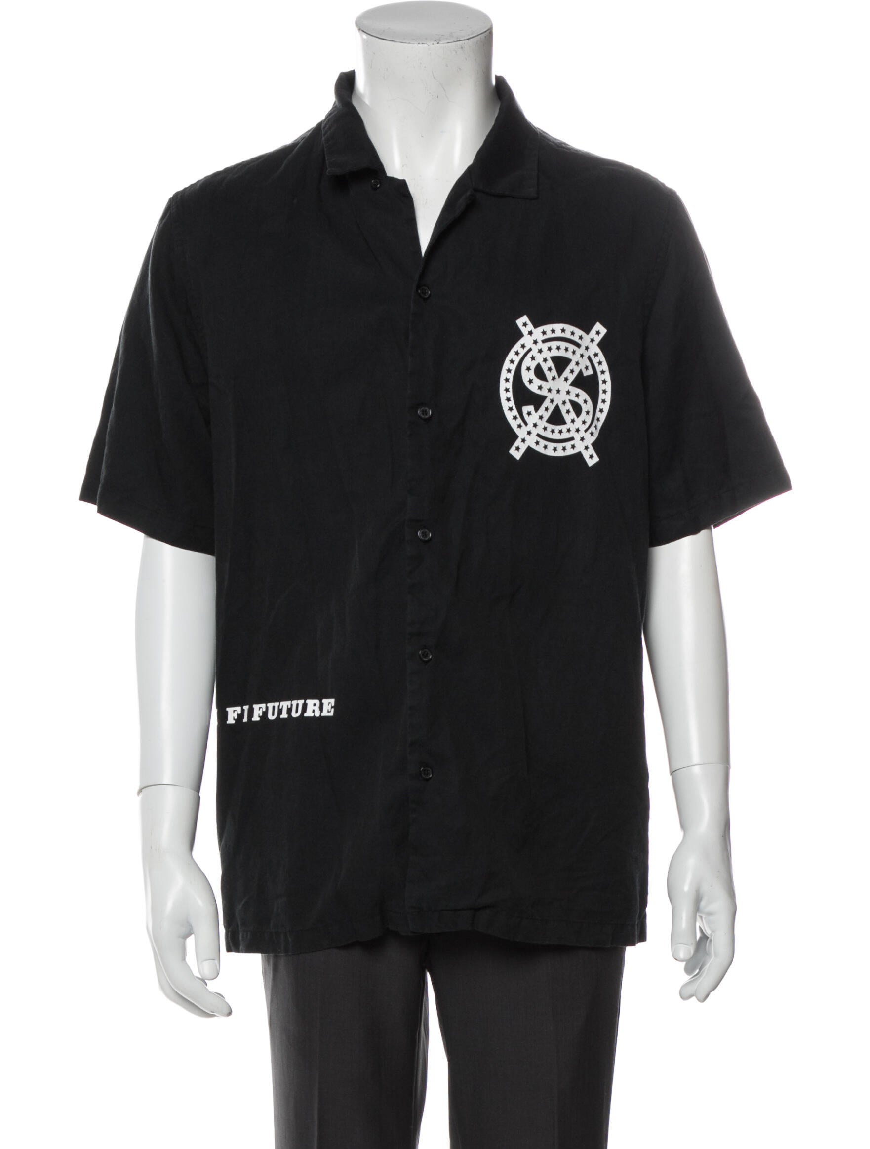 Ksubi Graphic Print Short Sleeve Shirt - Black Casual Shirts, Clothing ...