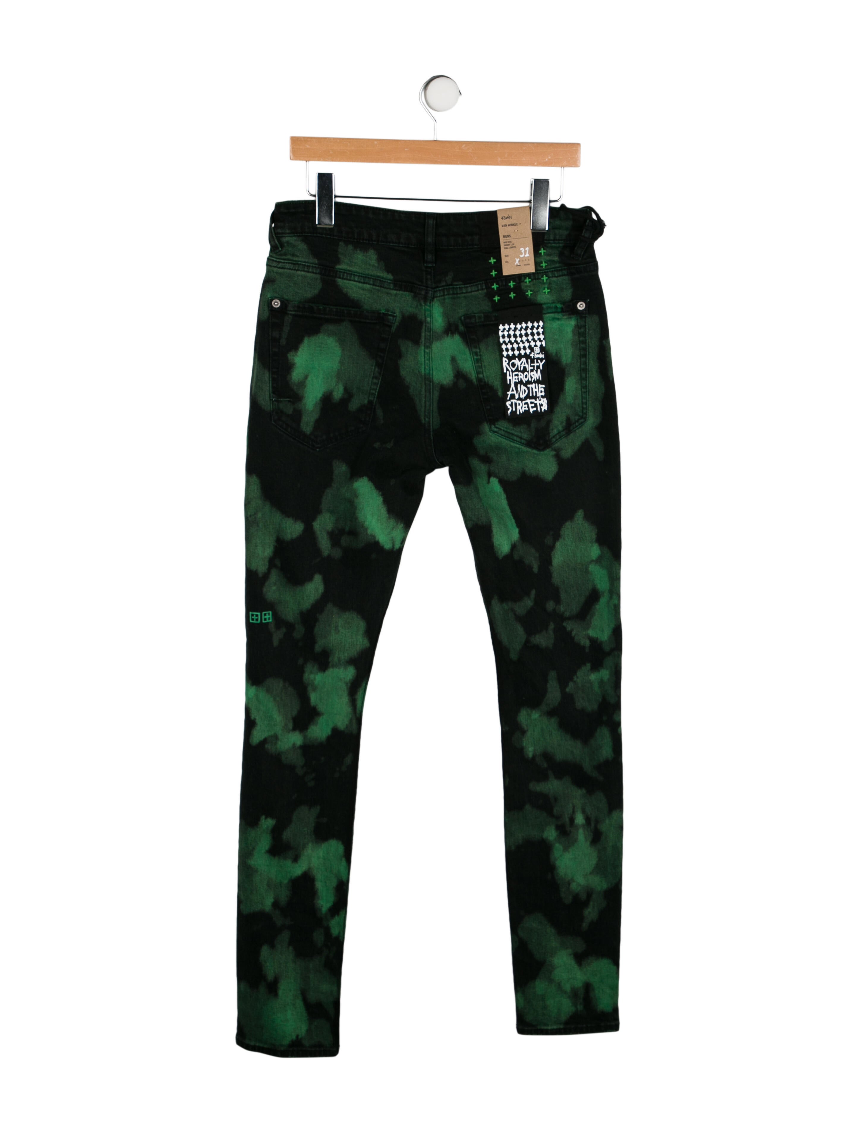 Ksubi Skinny Jeans w/ Tags - Green, 10.25" Rise Jeans, Clothing ...
