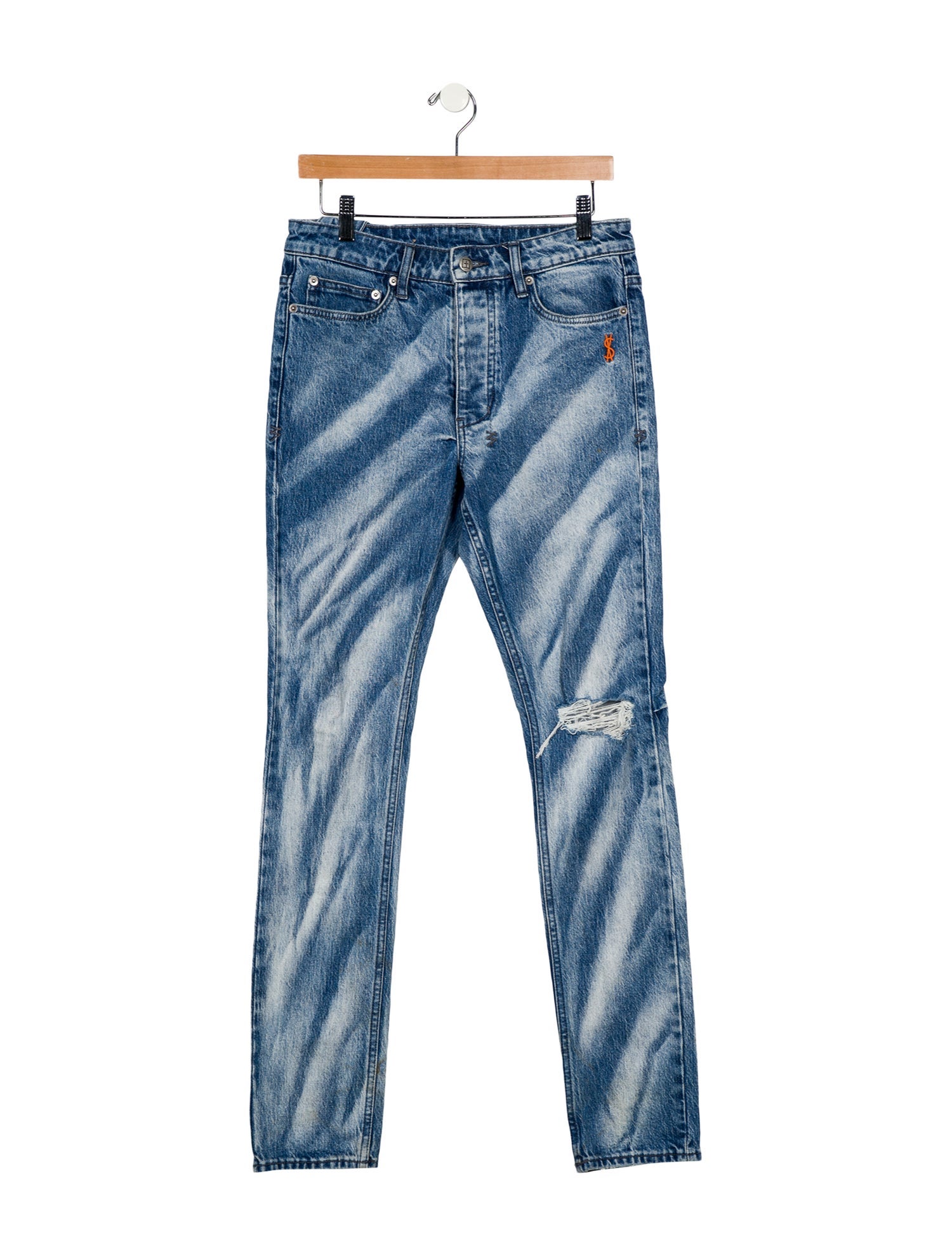 Ksubi Skinny Jeans - Blue, 10" Rise Jeans, Clothing - WKS28441 | The ...