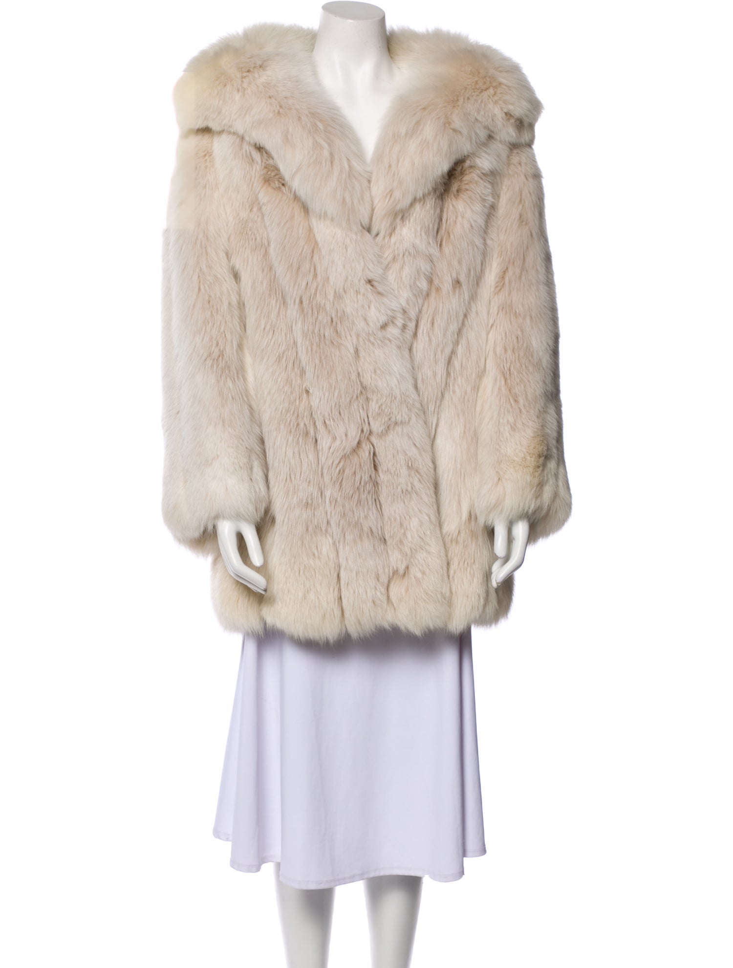 HOCHSCHILD, KOHN Faux Fur Coat - Neutrals Coats, Clothing - WKSCK20003 ...