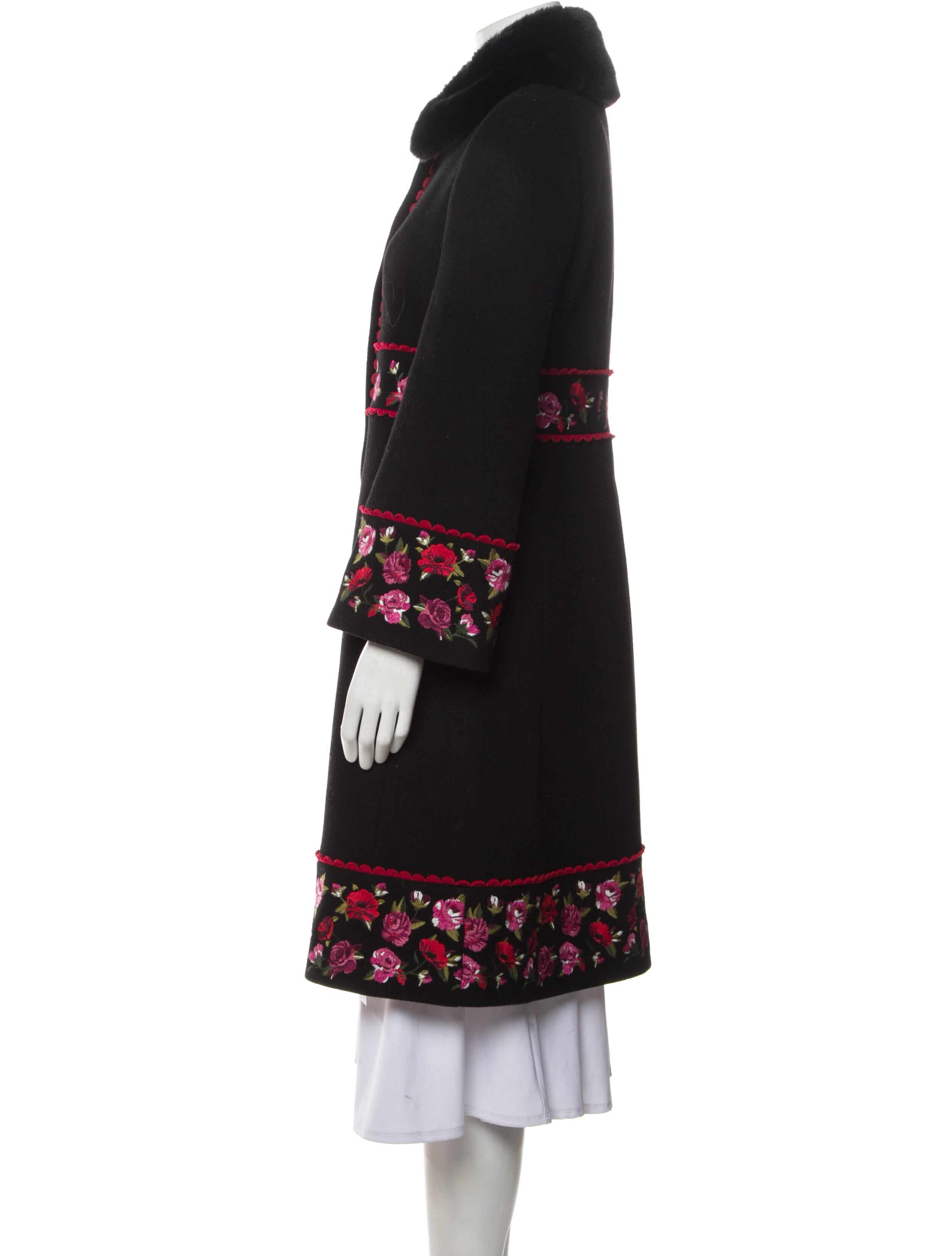 Kate Spade New York x The Madison Ave. Collection Floral Print Coat ...