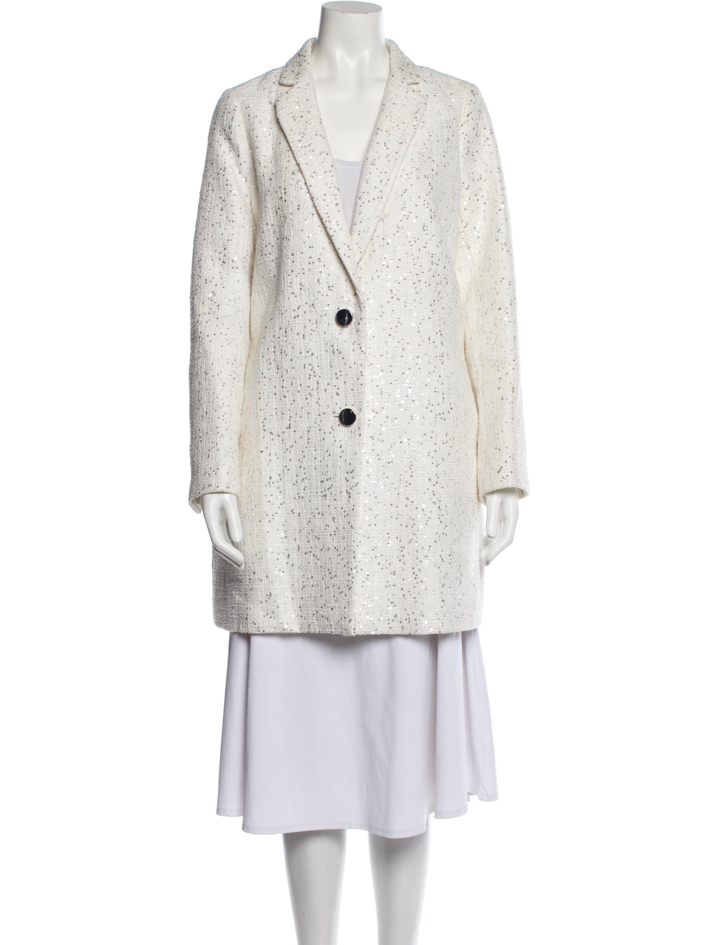 Kate Spade New York x The Madison Ave. Collection Tweed Pattern Coat ...