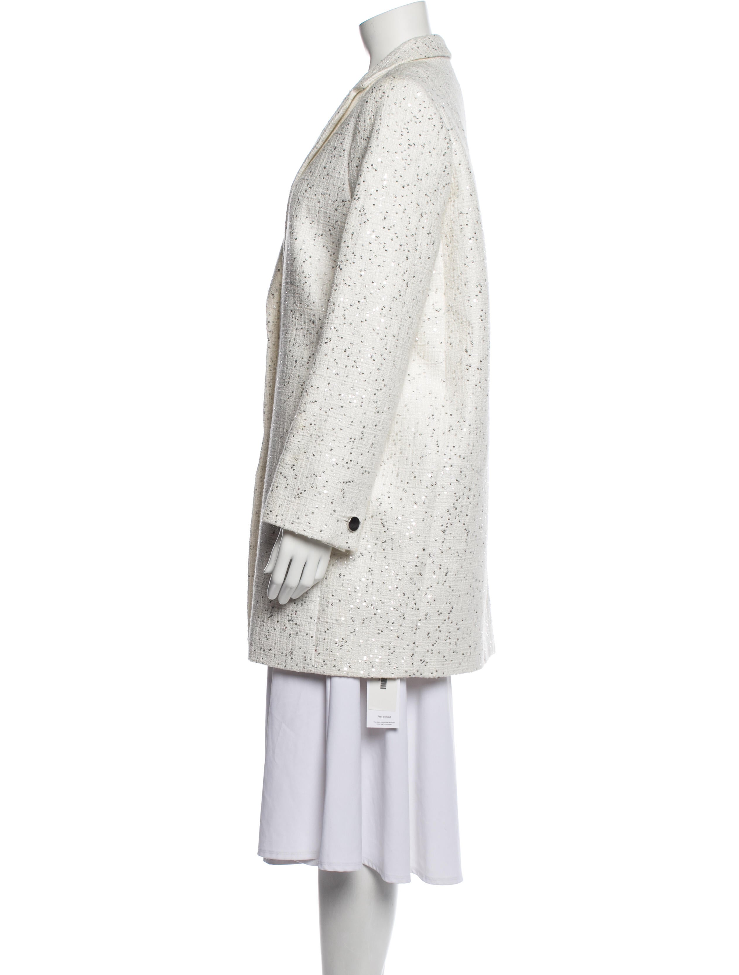 Kate Spade New York x The Madison Ave. Collection Tweed Pattern Coat ...