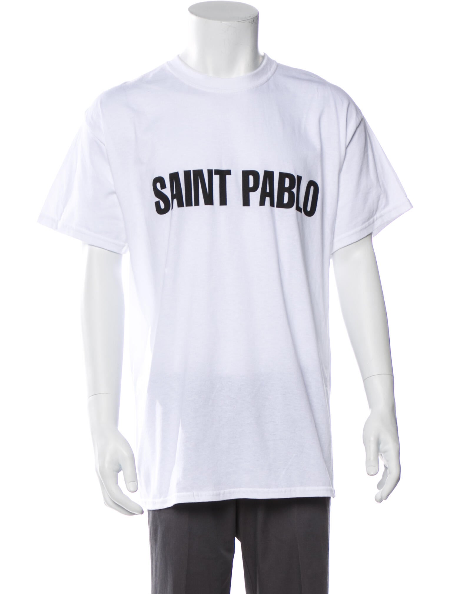 Kanye West Merch Saint Pablo Graphic Print T-Shirt - White T-Shirts ...