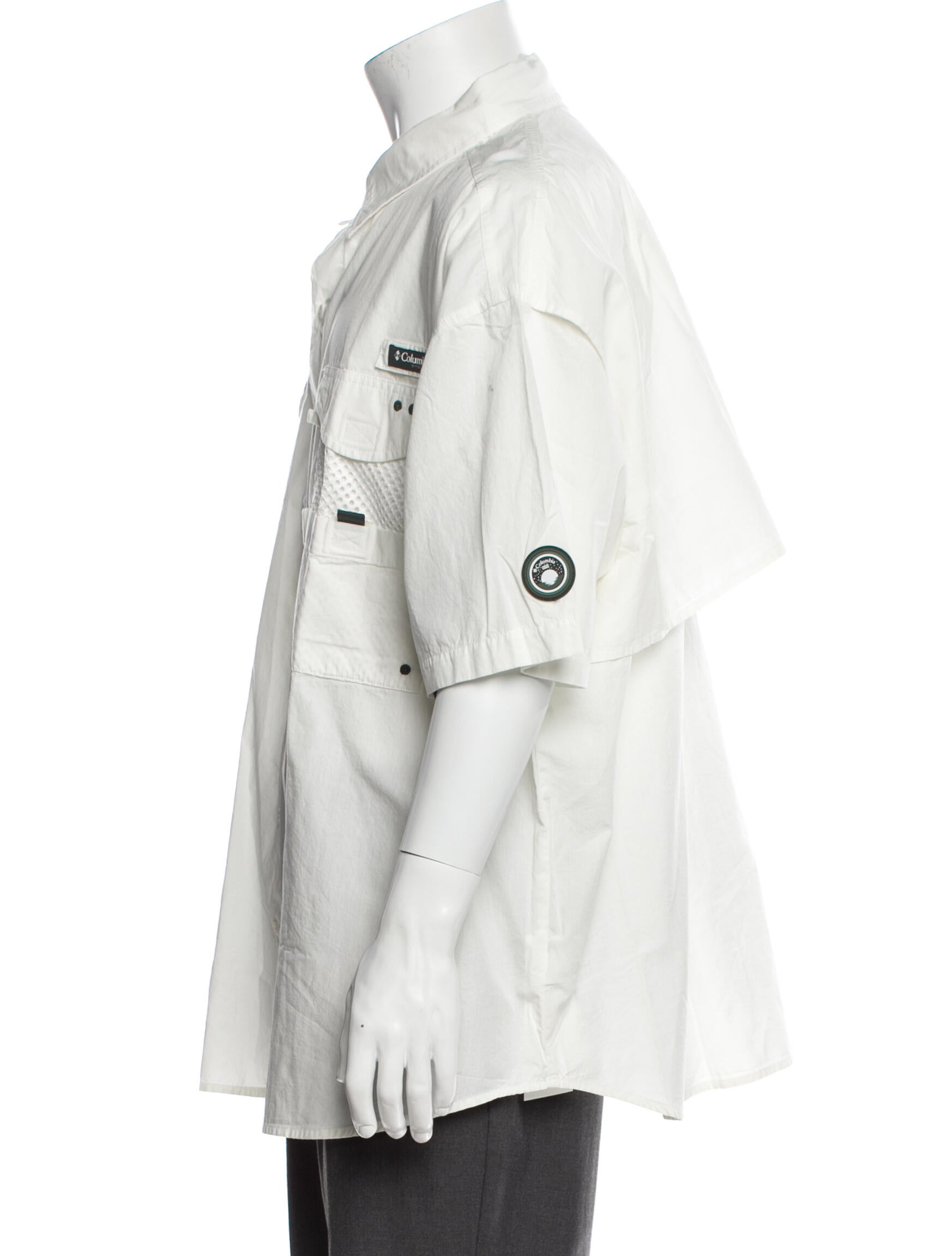 Kith x Columbia Short Sleeve Dress Shirt w/ Tags - White Casual Shirts ...