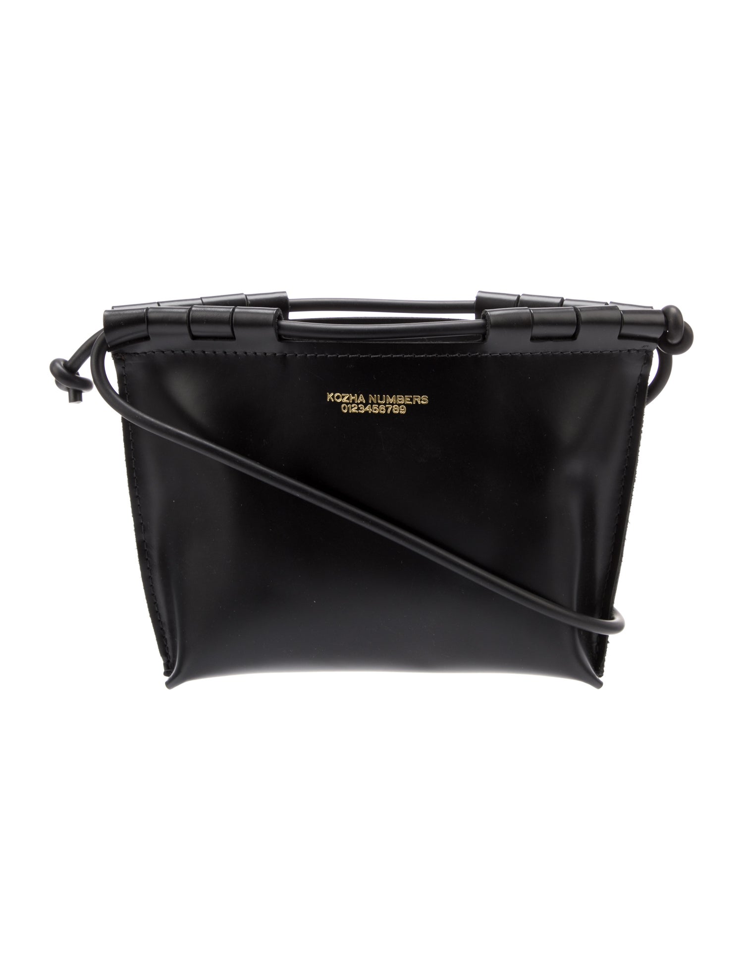 Kozha Numbers Leather Crossbody Bag - Black Crossbody Bags, Handbags ...