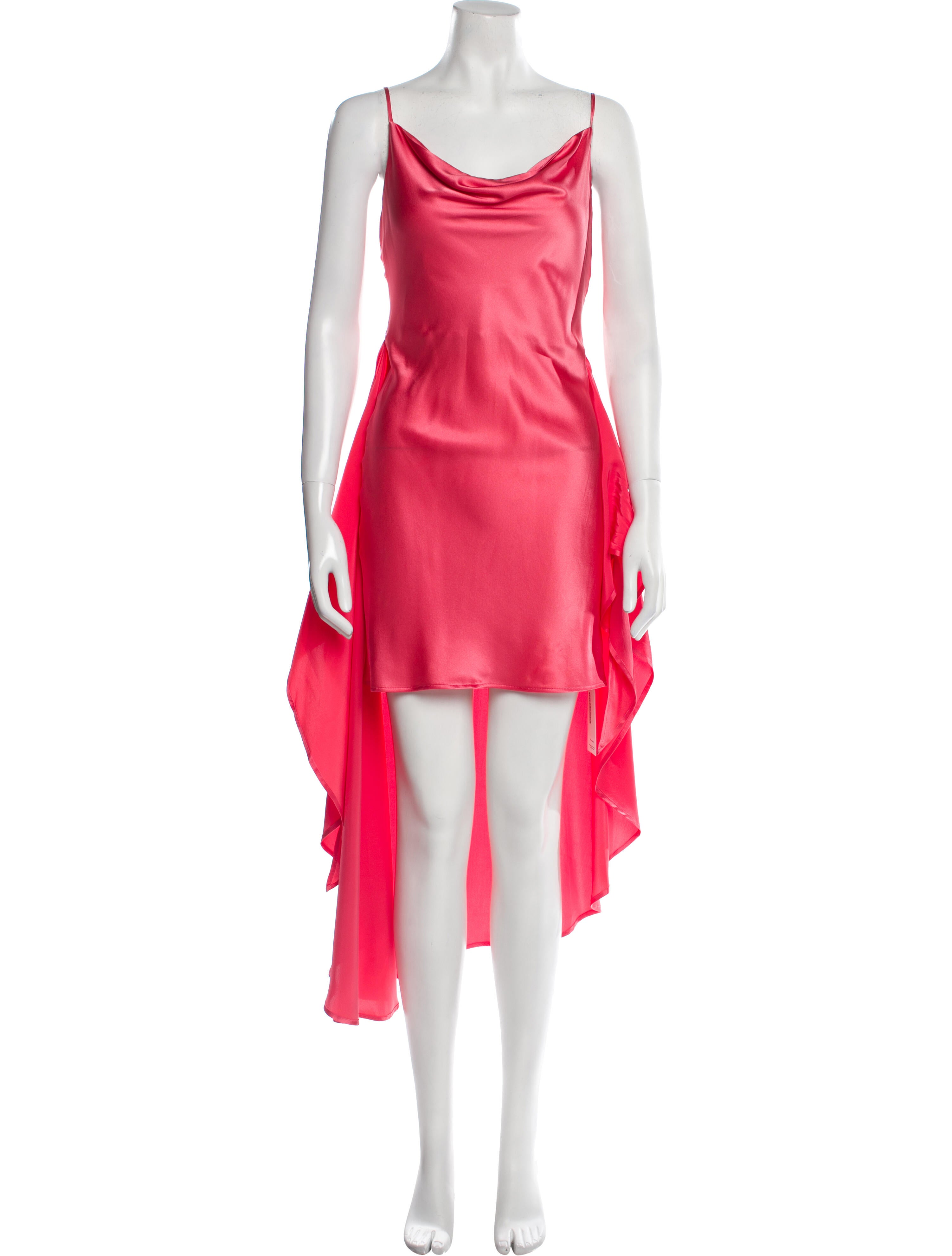 Monse One-Shoulder Long Dress - Orange Dresses, Clothing - MONSE30078 ...