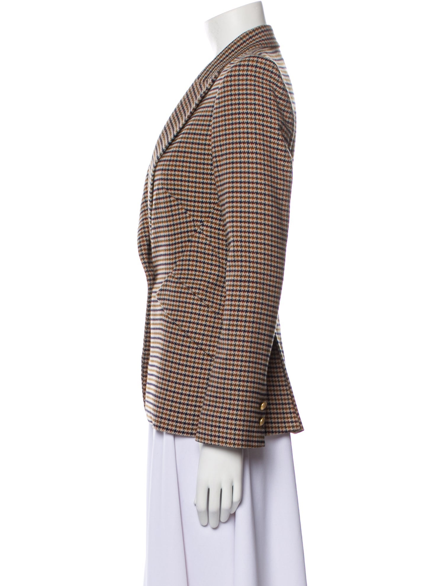 The Row Virgin Wool Plaid Print Blazer - Neutrals Jackets, Clothing ...