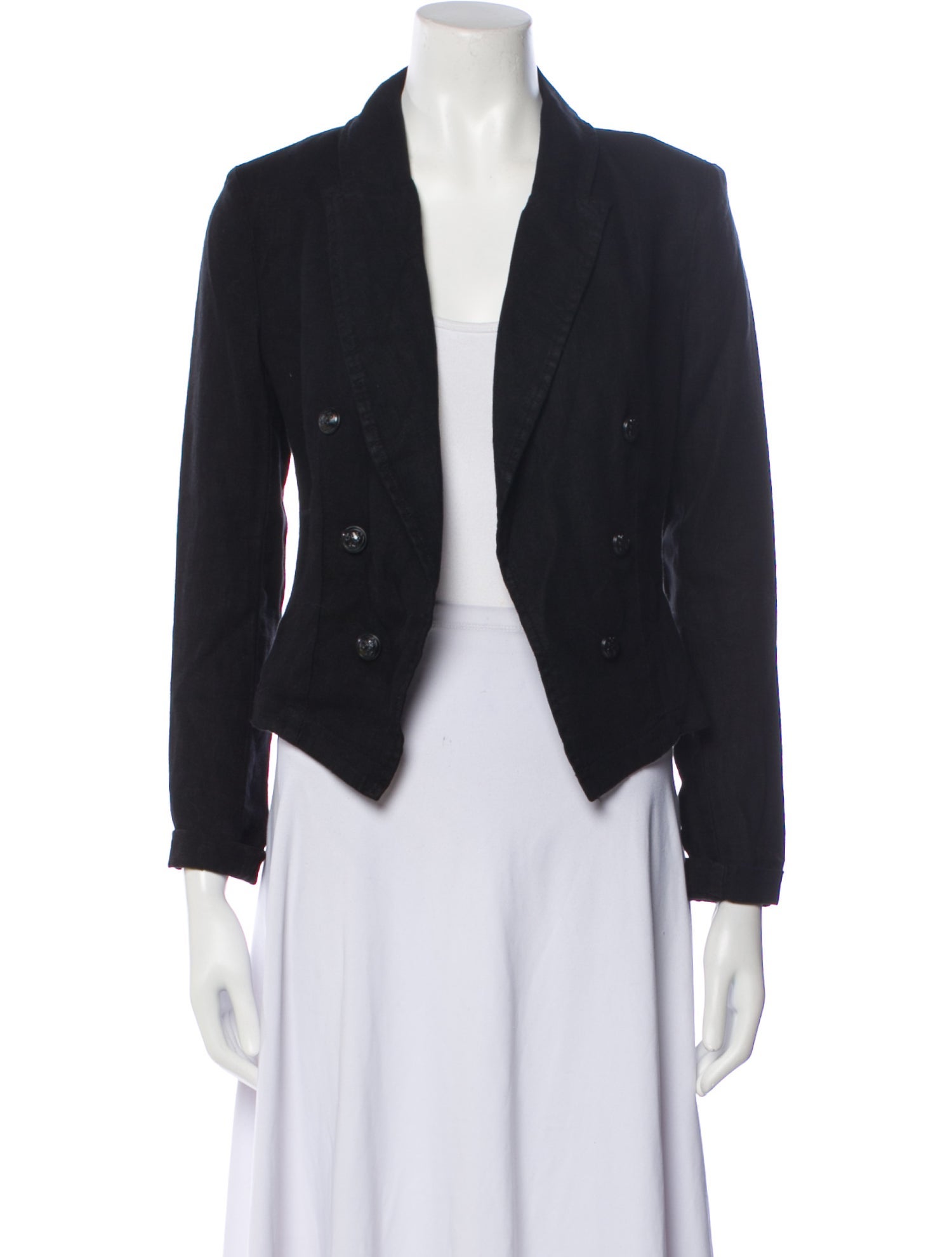 L'Agence Linen Blazer w/ Tags - Blue Jackets, Clothing - WL3144120 ...