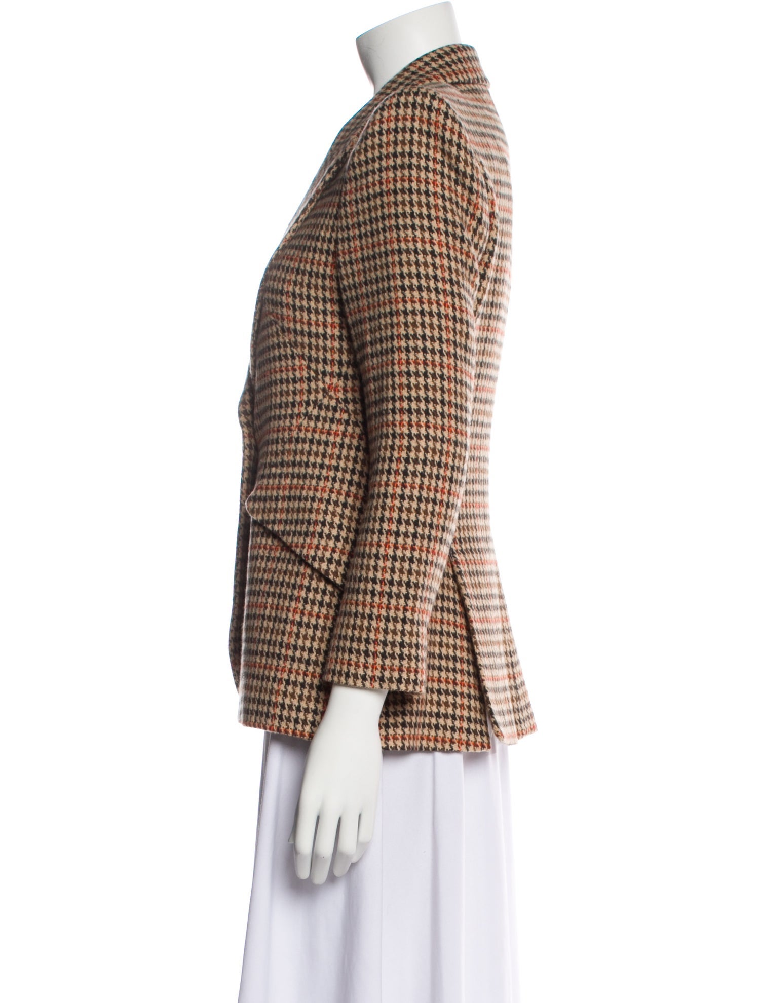 The Row Virgin Wool Plaid Print Blazer - Neutrals Jackets, Clothing ...