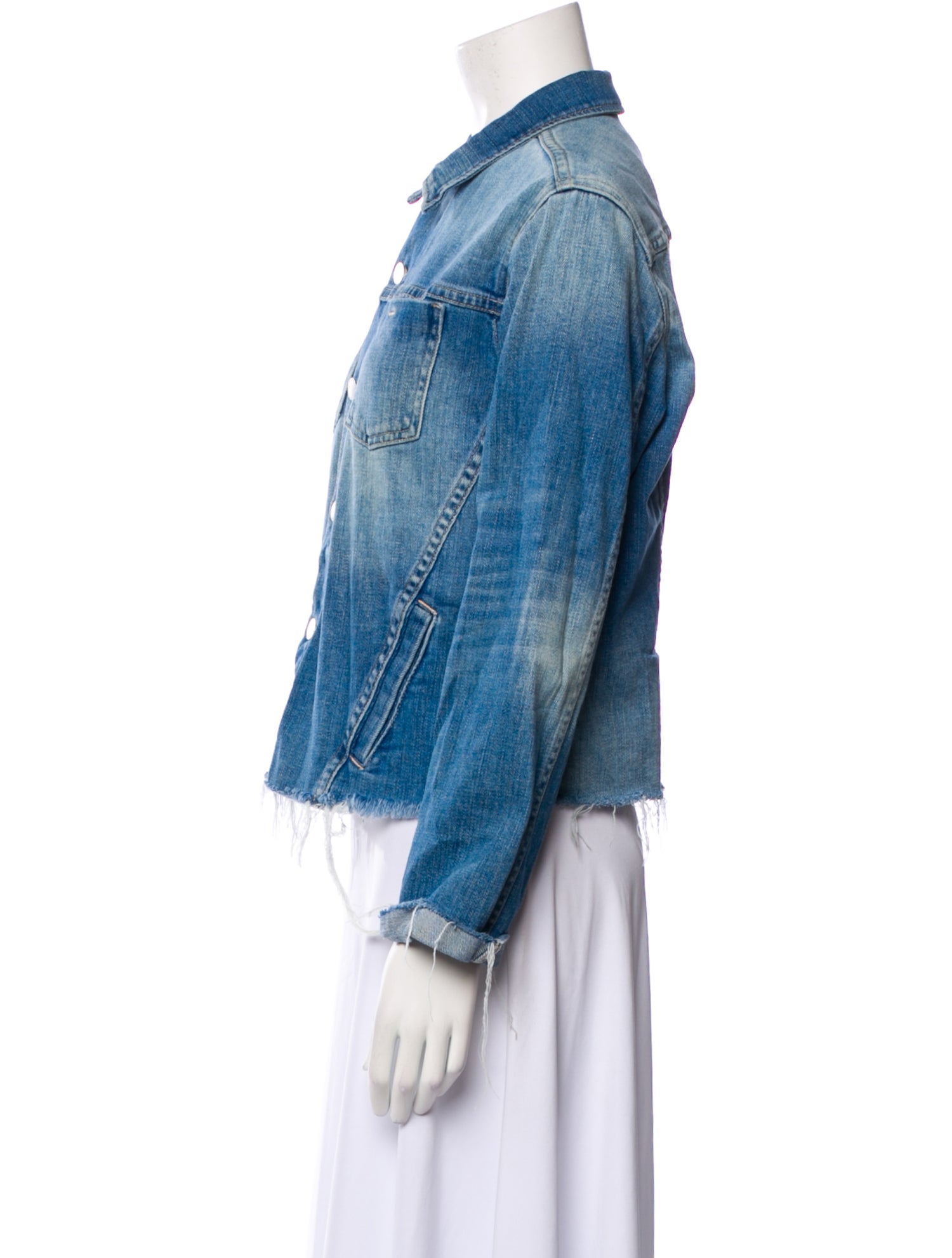 Mother Denim Jacket - Blue Jackets, Clothing - W12173876 | The RealReal