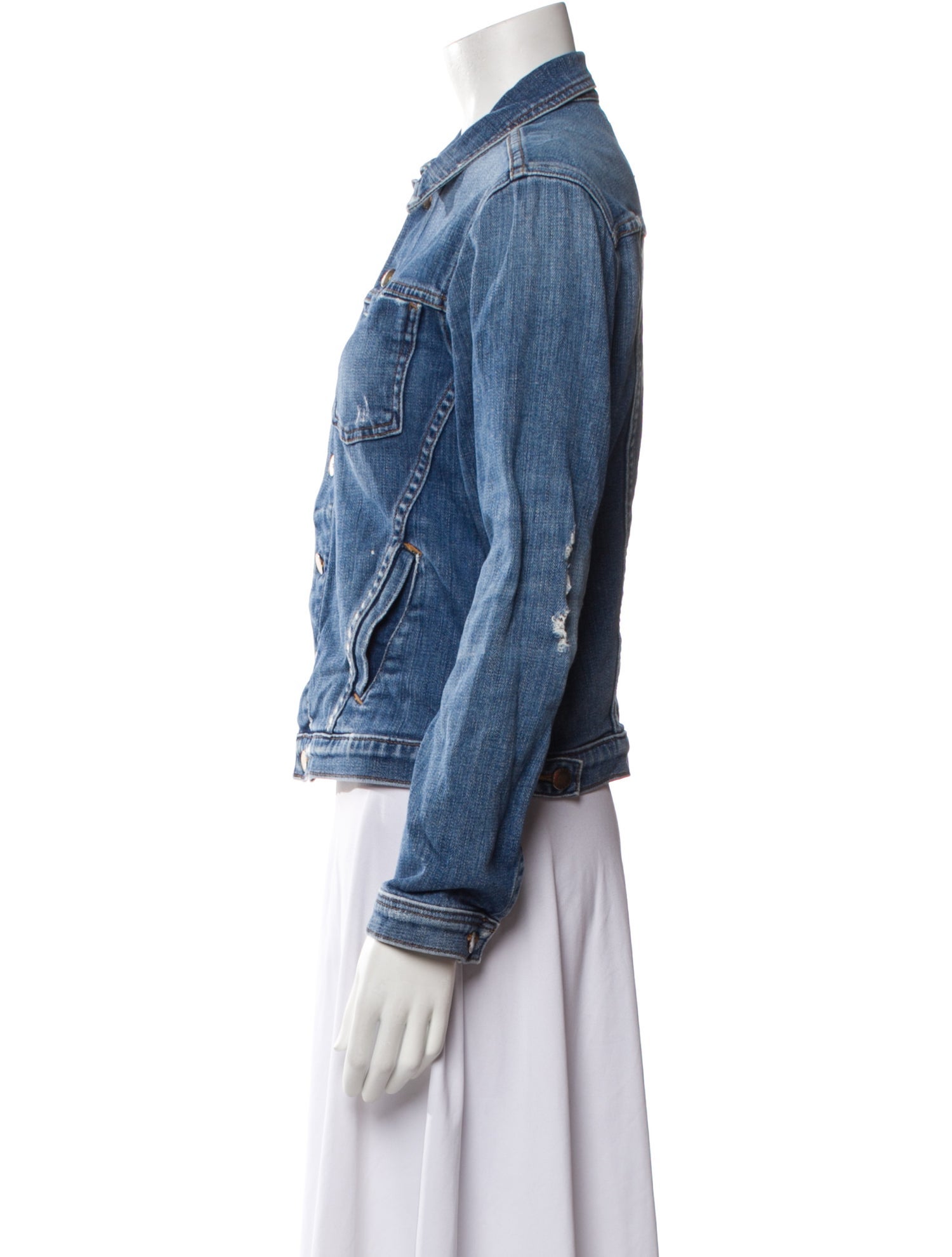 Alice + Olivia Denim Jacket - Blue Jackets, Clothing - WAO519199 | The ...