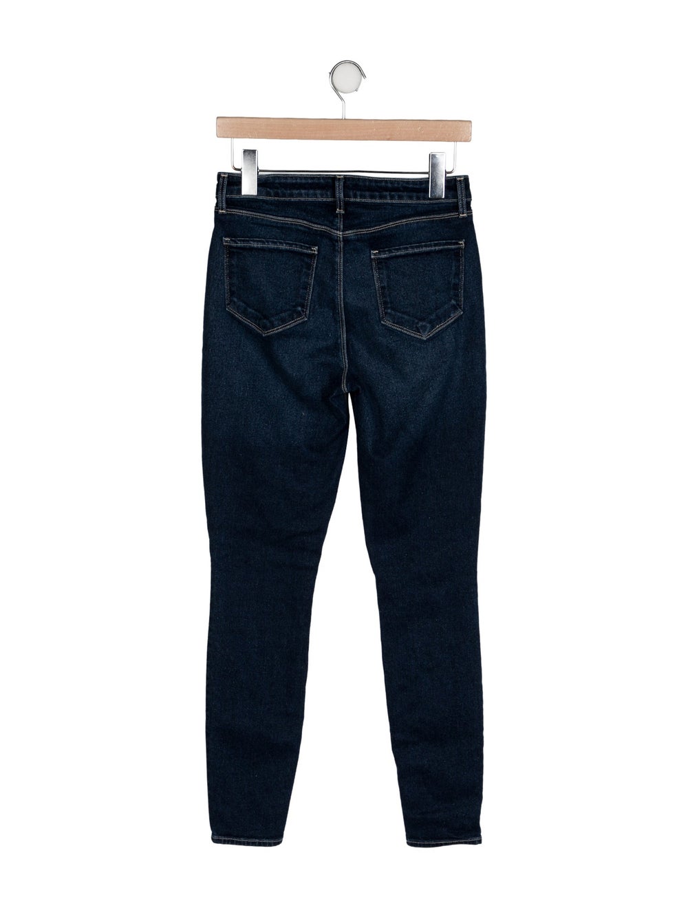 L'Agence Skinny Leg Pants - Blue, 9.25" Rise Pants, Clothing ...