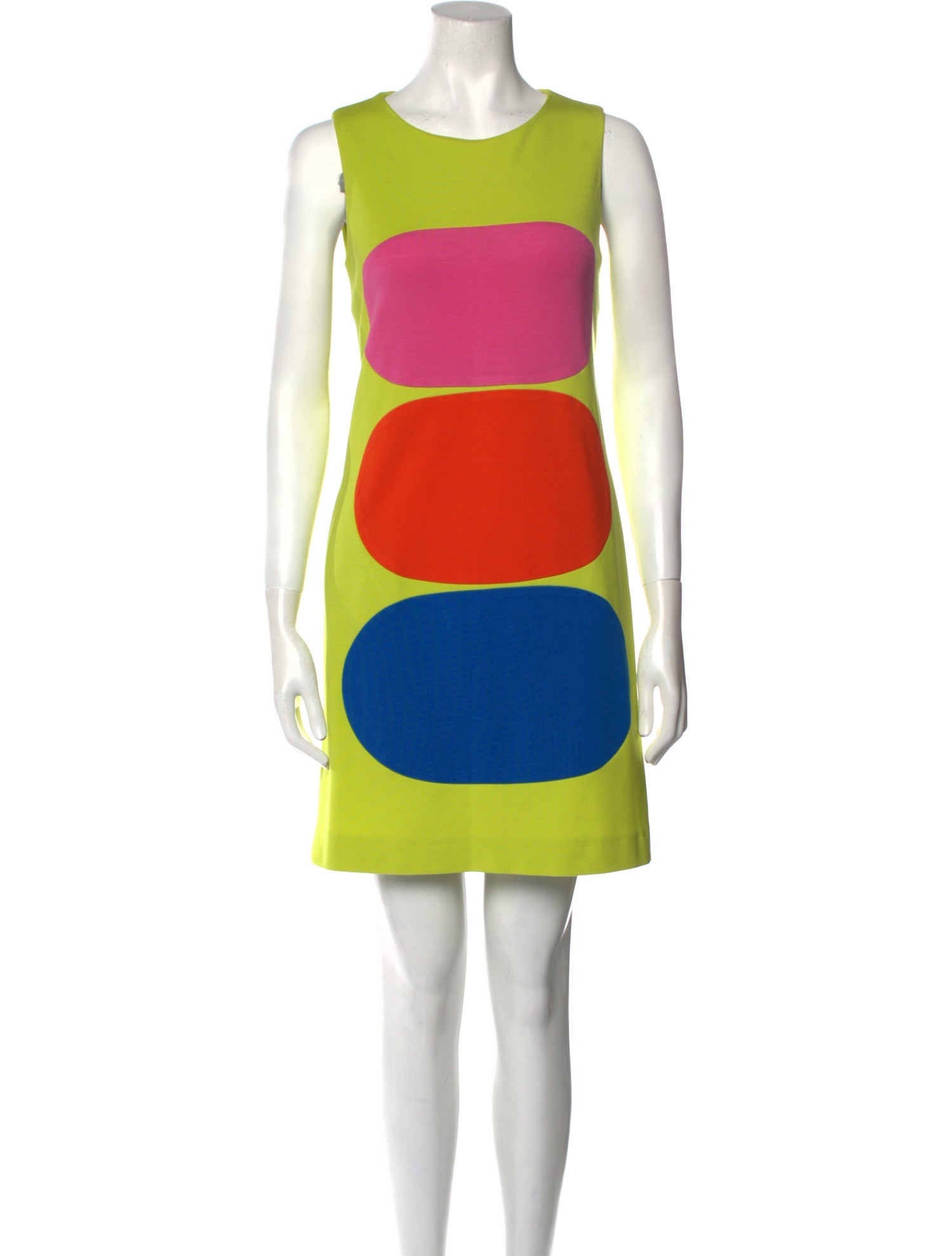 Lisa Perry Printed Mini Dress - Green Dresses, Clothing - WL627057 ...