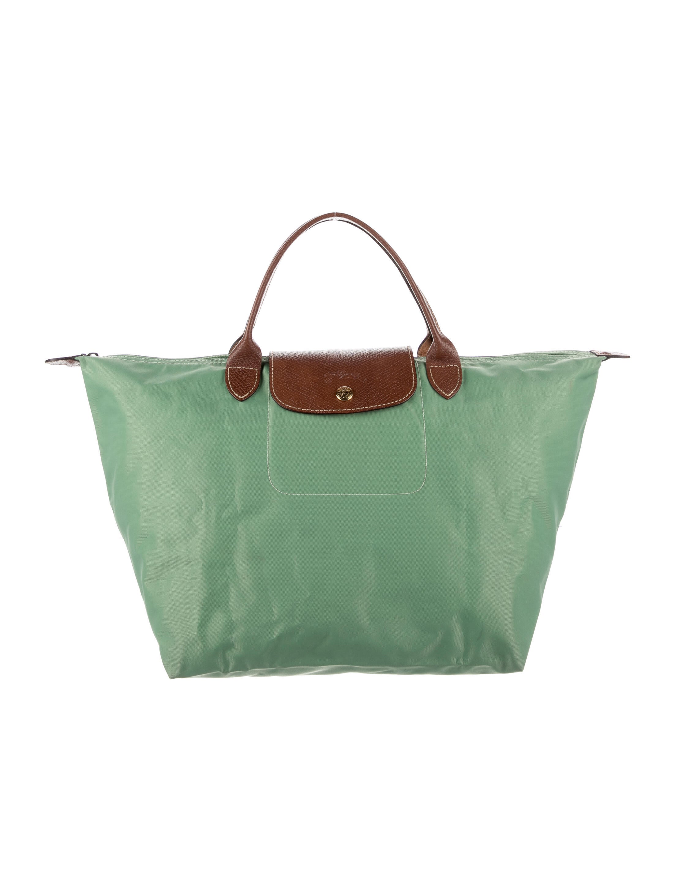 Longchamp Le Pliage Type ''M'' Tote - Green Totes, Handbags - WL854641 ...