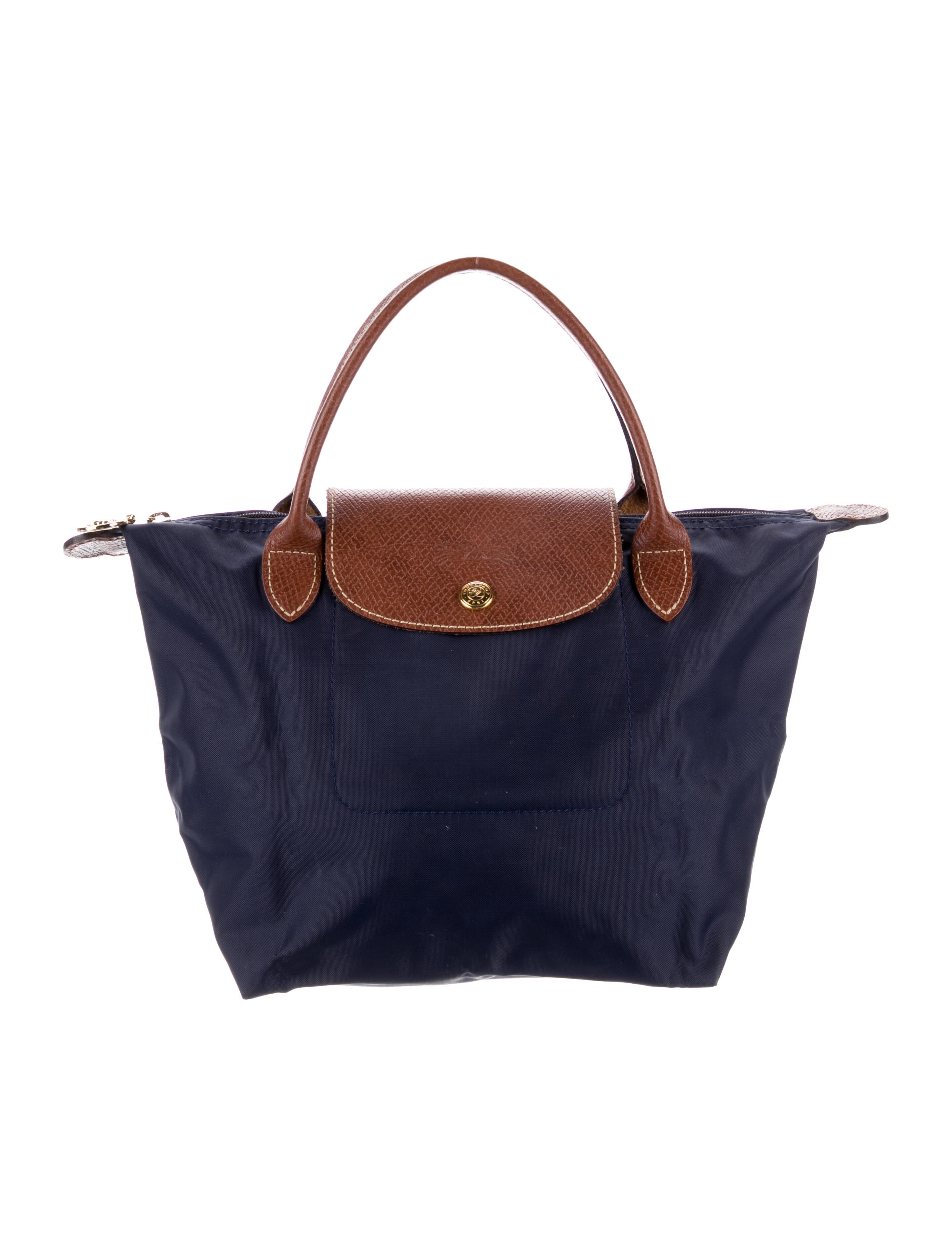 Longchamp Le Pliage "S" Nylon Tote Bag - Blue Totes, Handbags ...